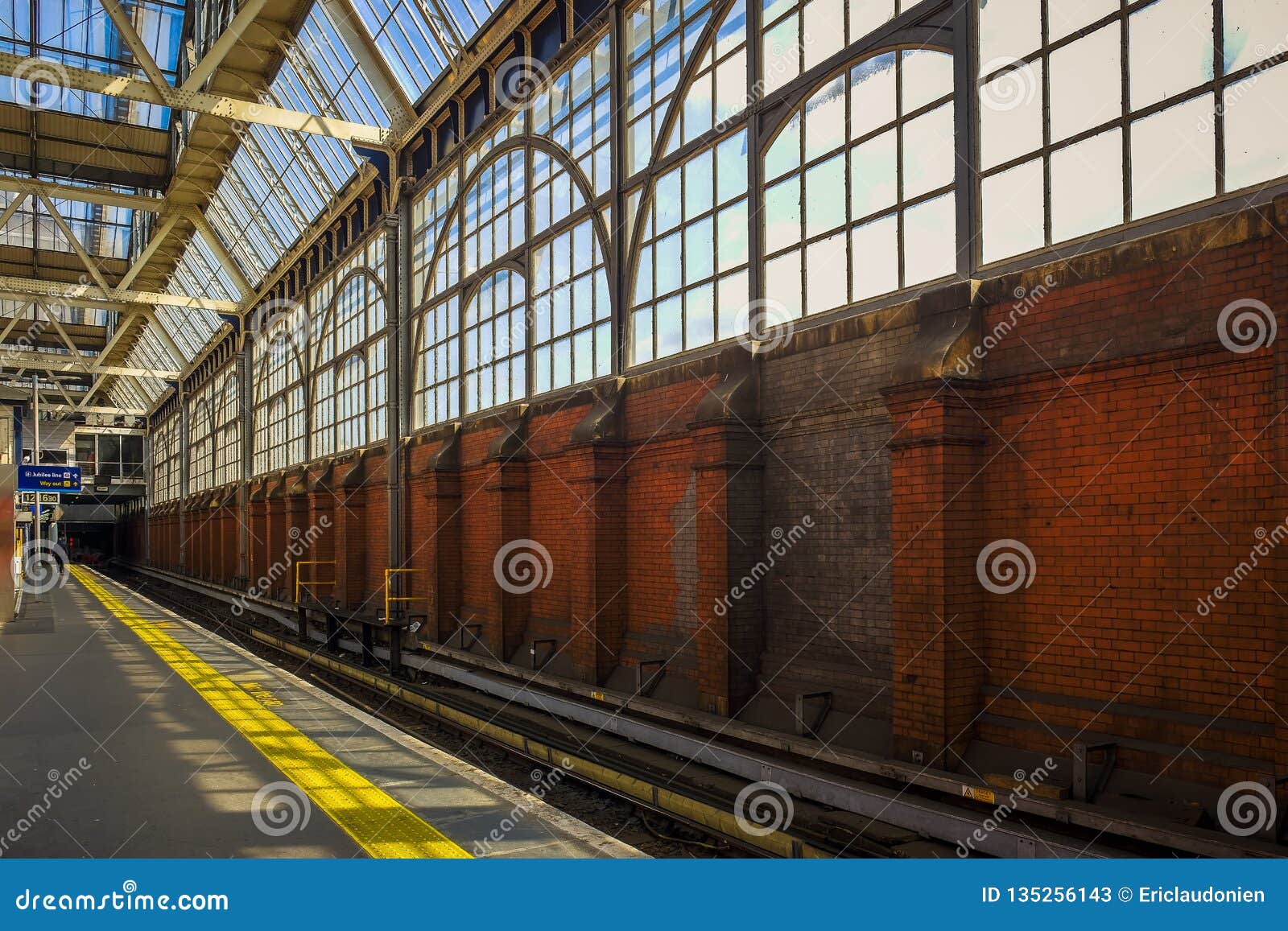 Waterloo Platform stock image. Image of track, train - 135256143