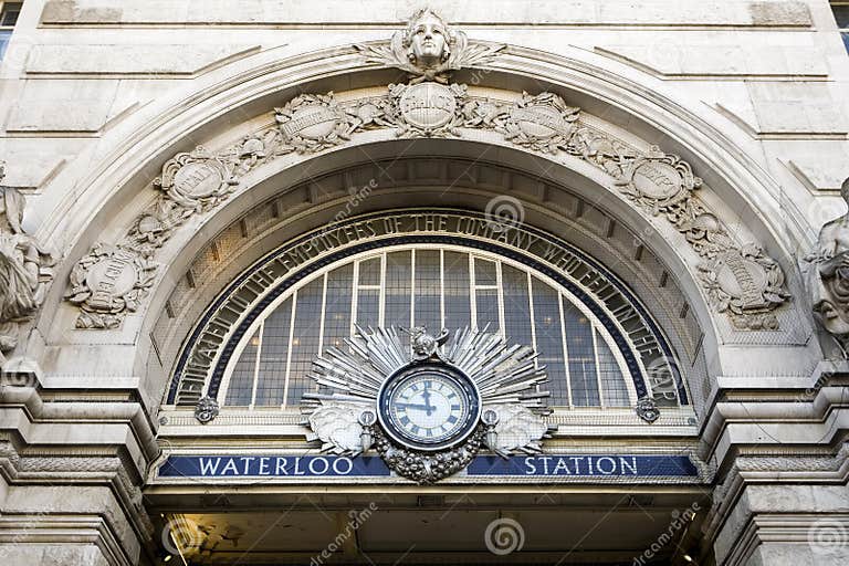 Waterloo Station stock image. Image of travel, building - 4939095