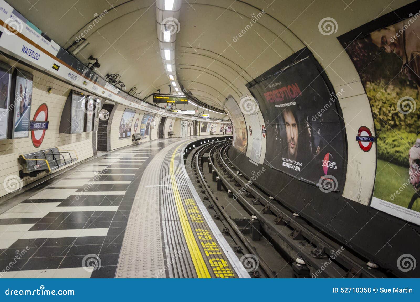 Waterloo Underground Station, London Editorial Stock Photo - Image of ...