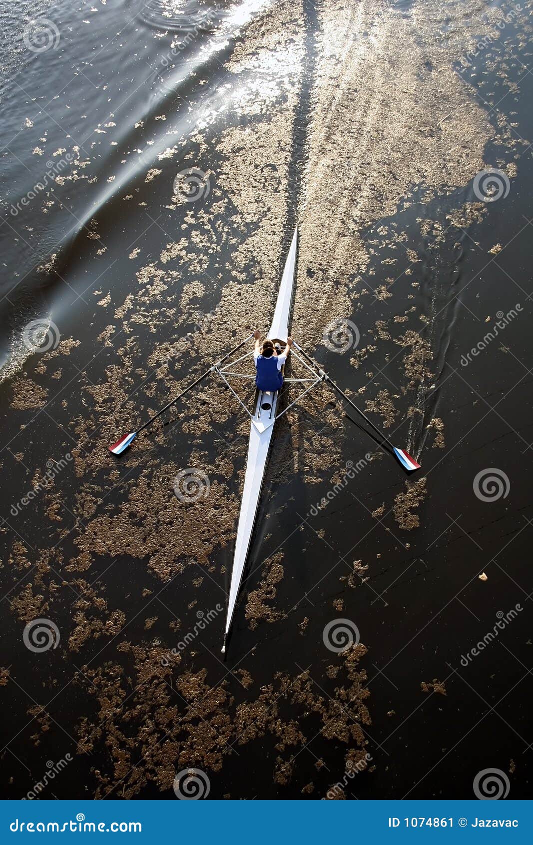 Waterman stock image. Image of scull, boatman, power, strokesman - 1074861