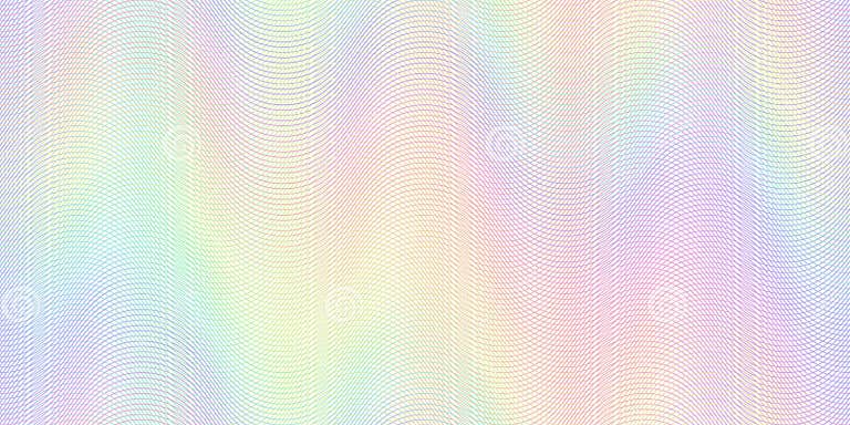 Watermark Banknote Pattern. Banknotes Check Guilloche Lines Texture ...