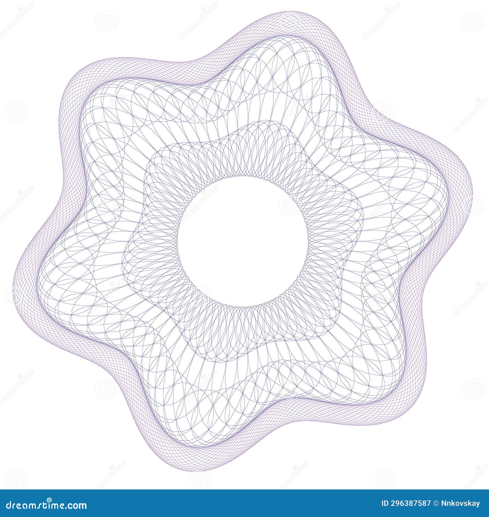 Watermark Banknote Pattern. Banknotes Check Guilloche Lines Texture ...