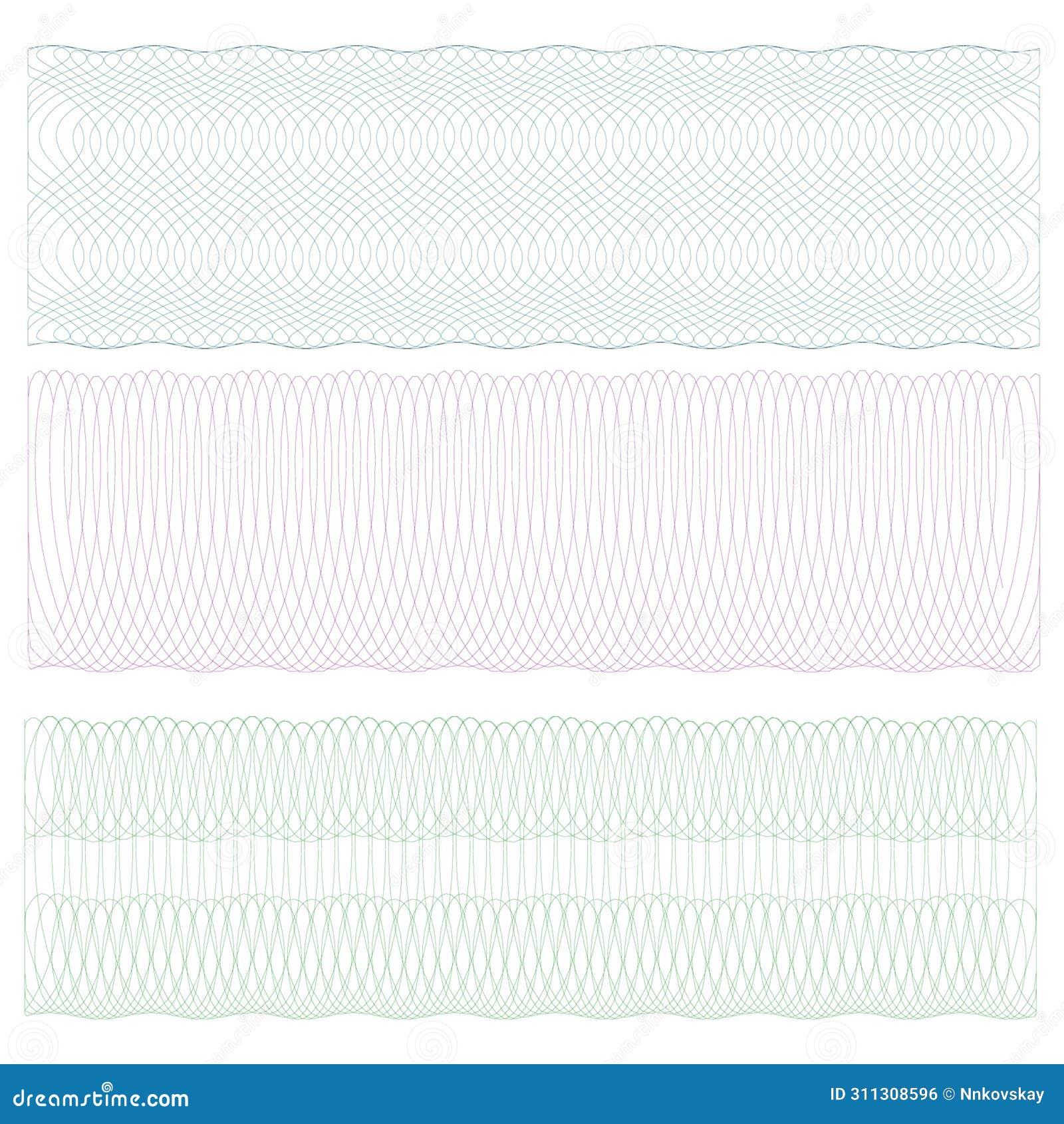 Guilloche Background for Certificate, Design Element, Watermark ...