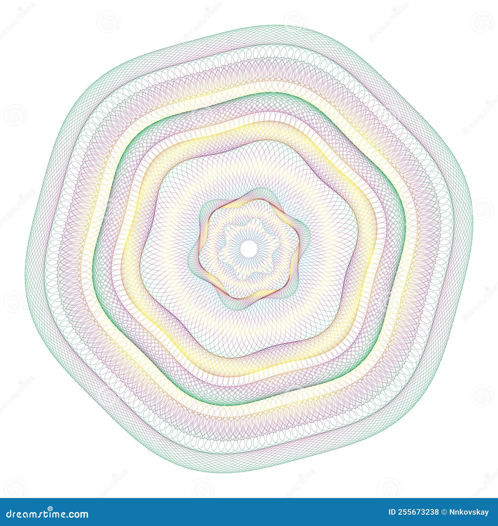 Watermark ,Guilloche Rosetta , Design For Background For Certificate ...