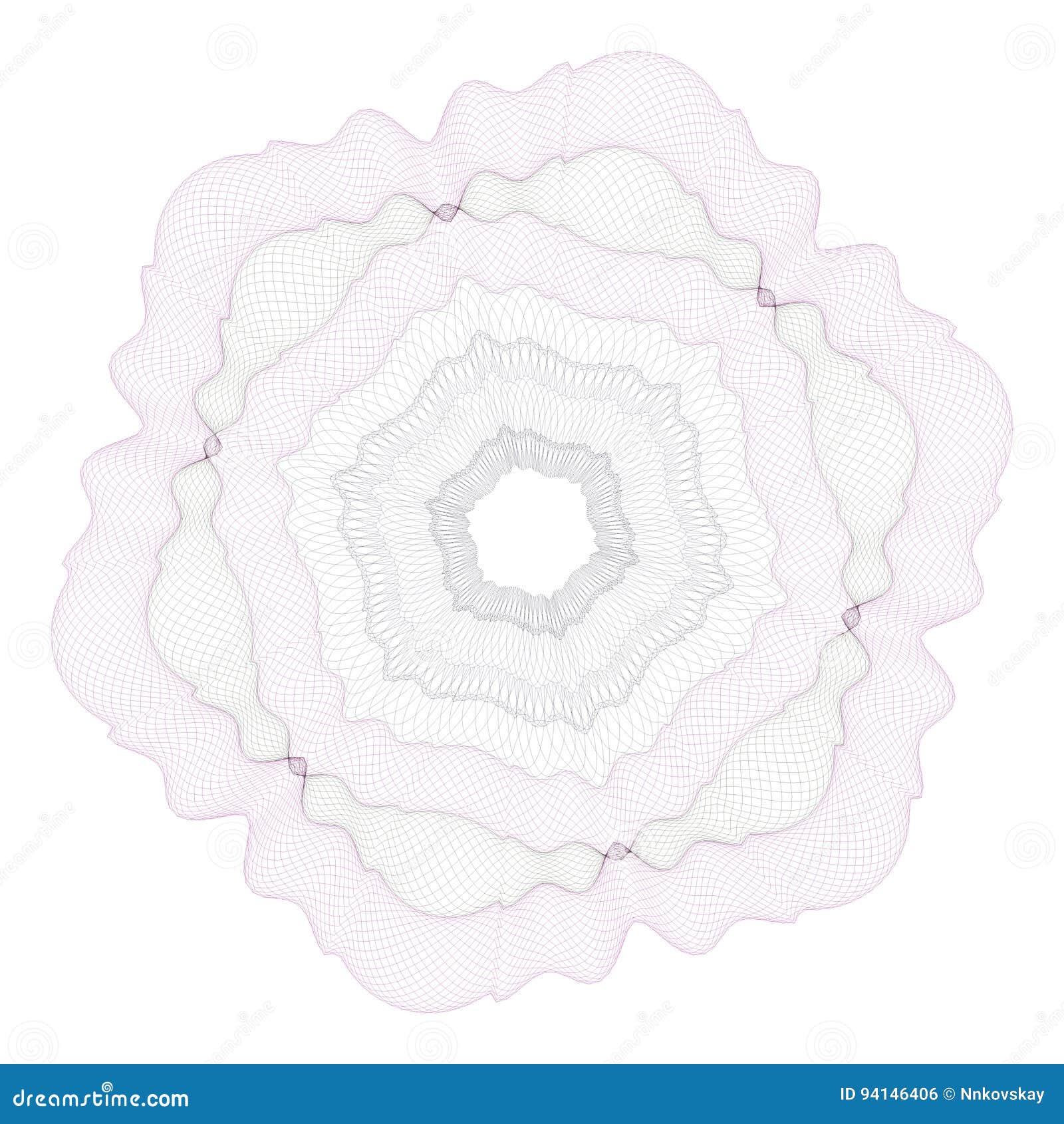 Watermarks Pattern Guilloche for Certificate, Stock Vector ...