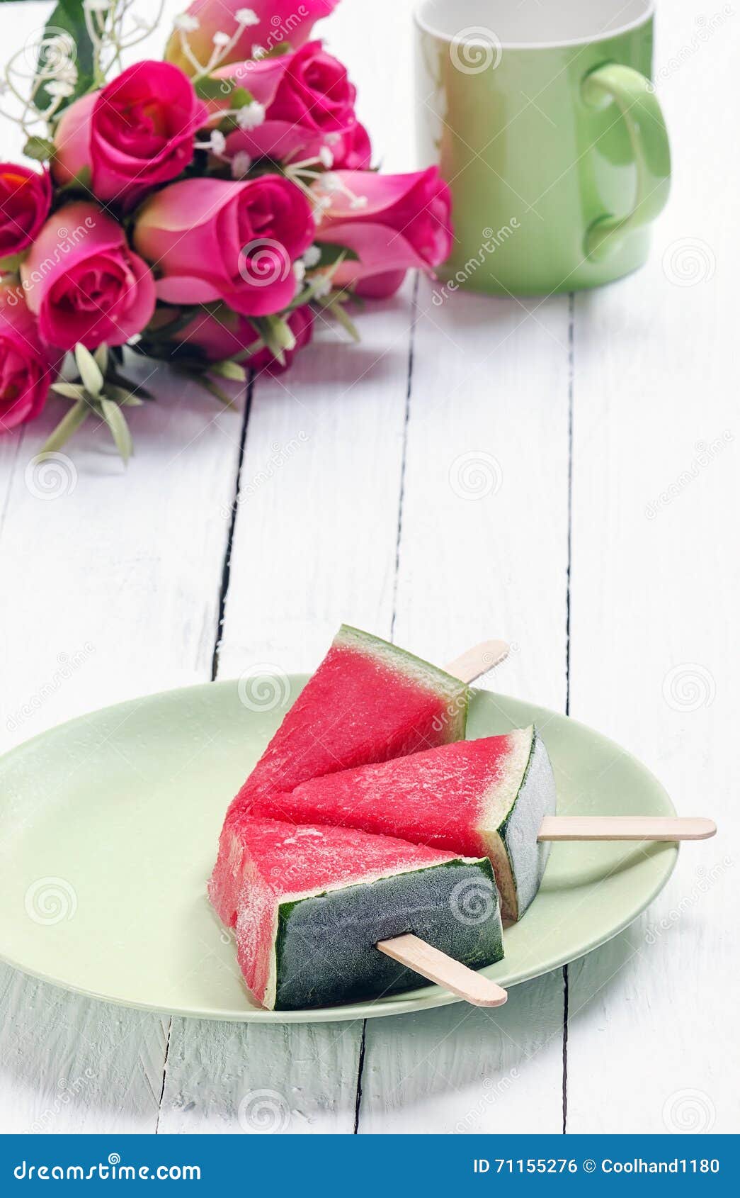 Watermeloen stock foto. Image of koude, vitamine, vers - 71155276