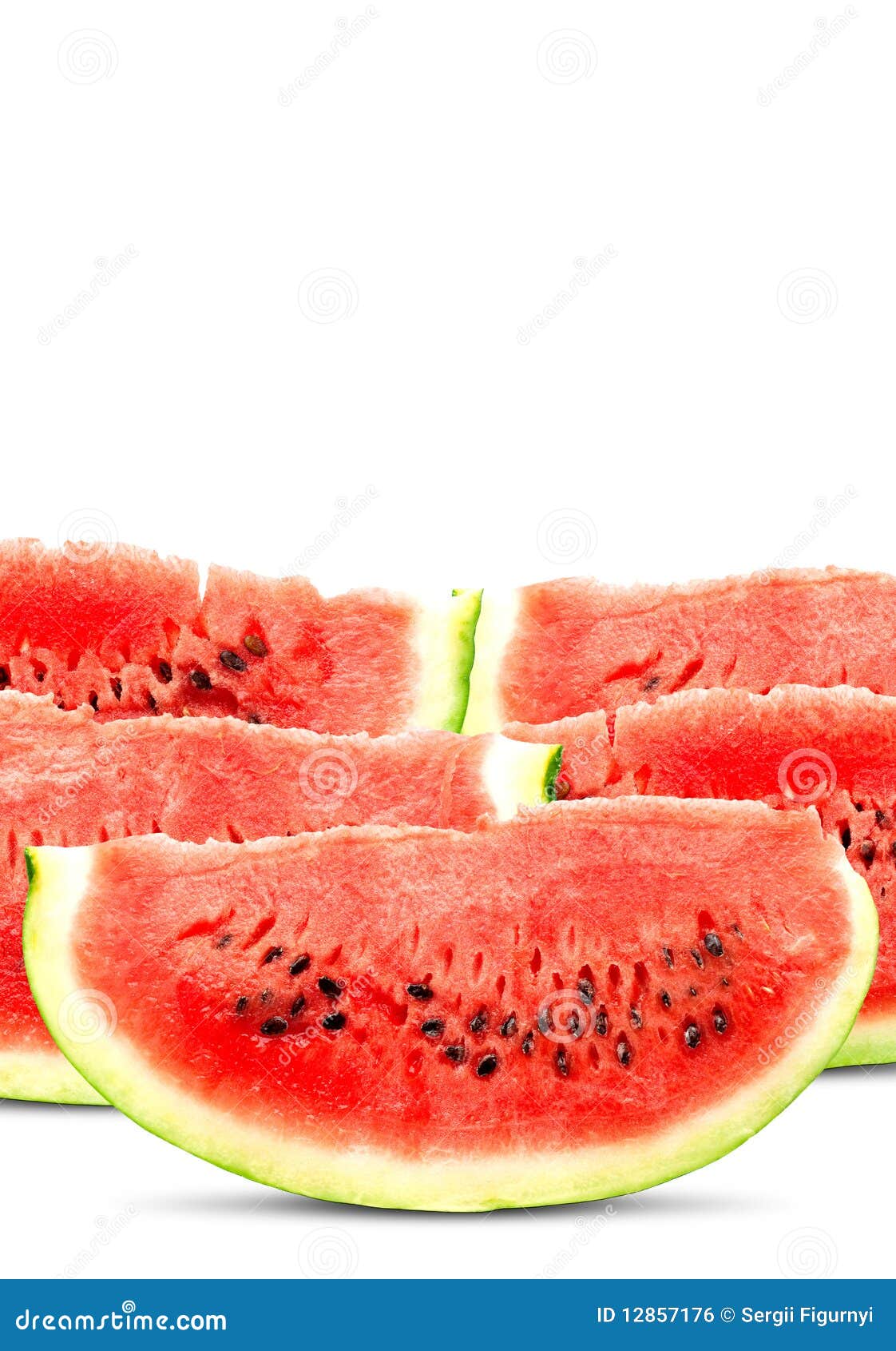Watermeloenen stock foto. Image of nagerecht, vrucht - 12857176