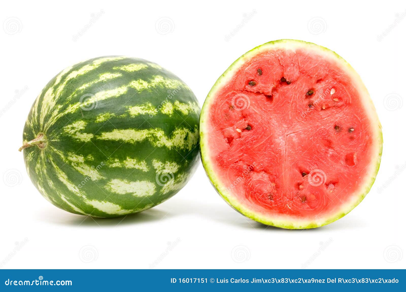 Watermeloenen stock afbeelding. Image of voeding, vegetariër - 16017151