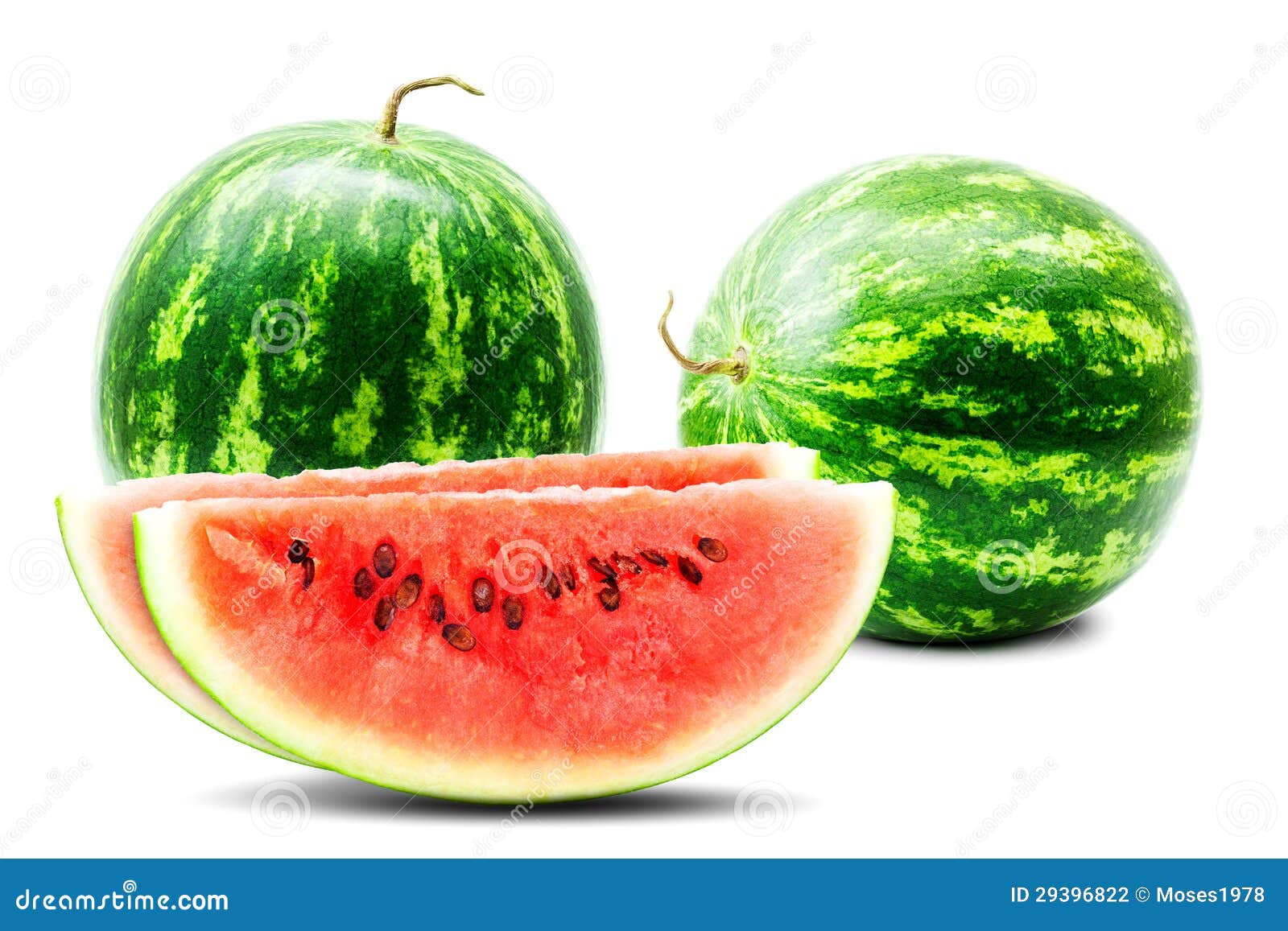 Watermeloenen stock foto. Image of glanzend, twee, groen - 29396822