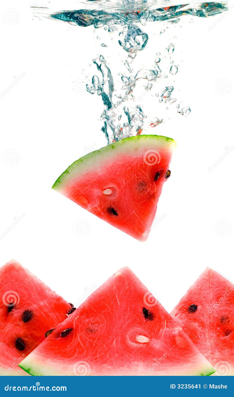 Watermelon stock image. Image of fruit, cold, droplet - 3235641