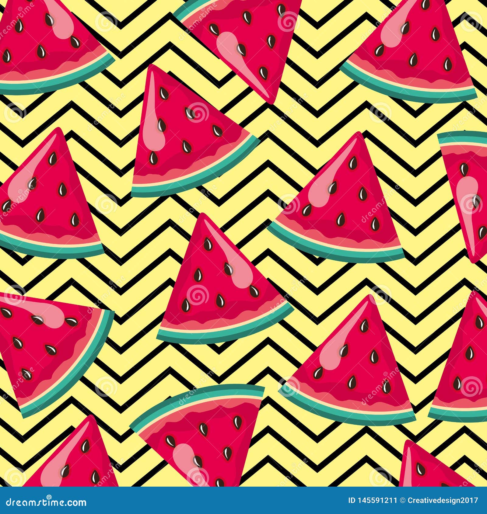 Watermelon Background Pattern Stock Vector - Illustration of product ...