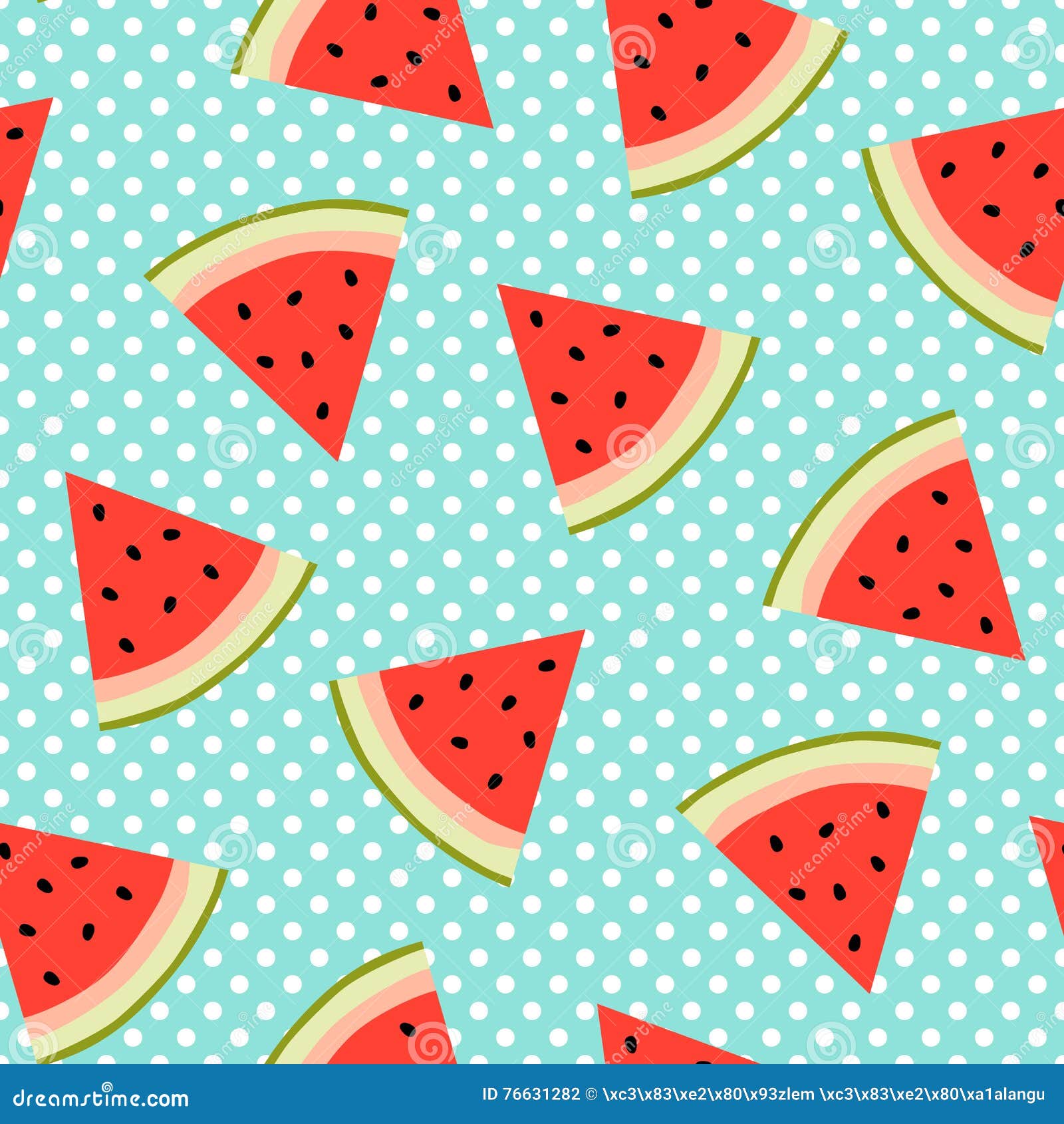Watermelon Pattern. Vector Illustration | CartoonDealer.com #41592300