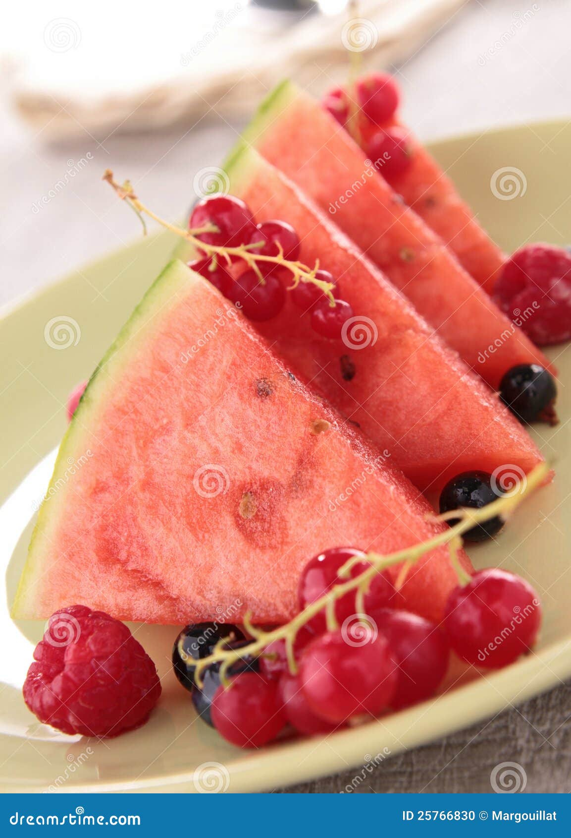 Watermelon and berries stock photo. Image of berries - 25766830