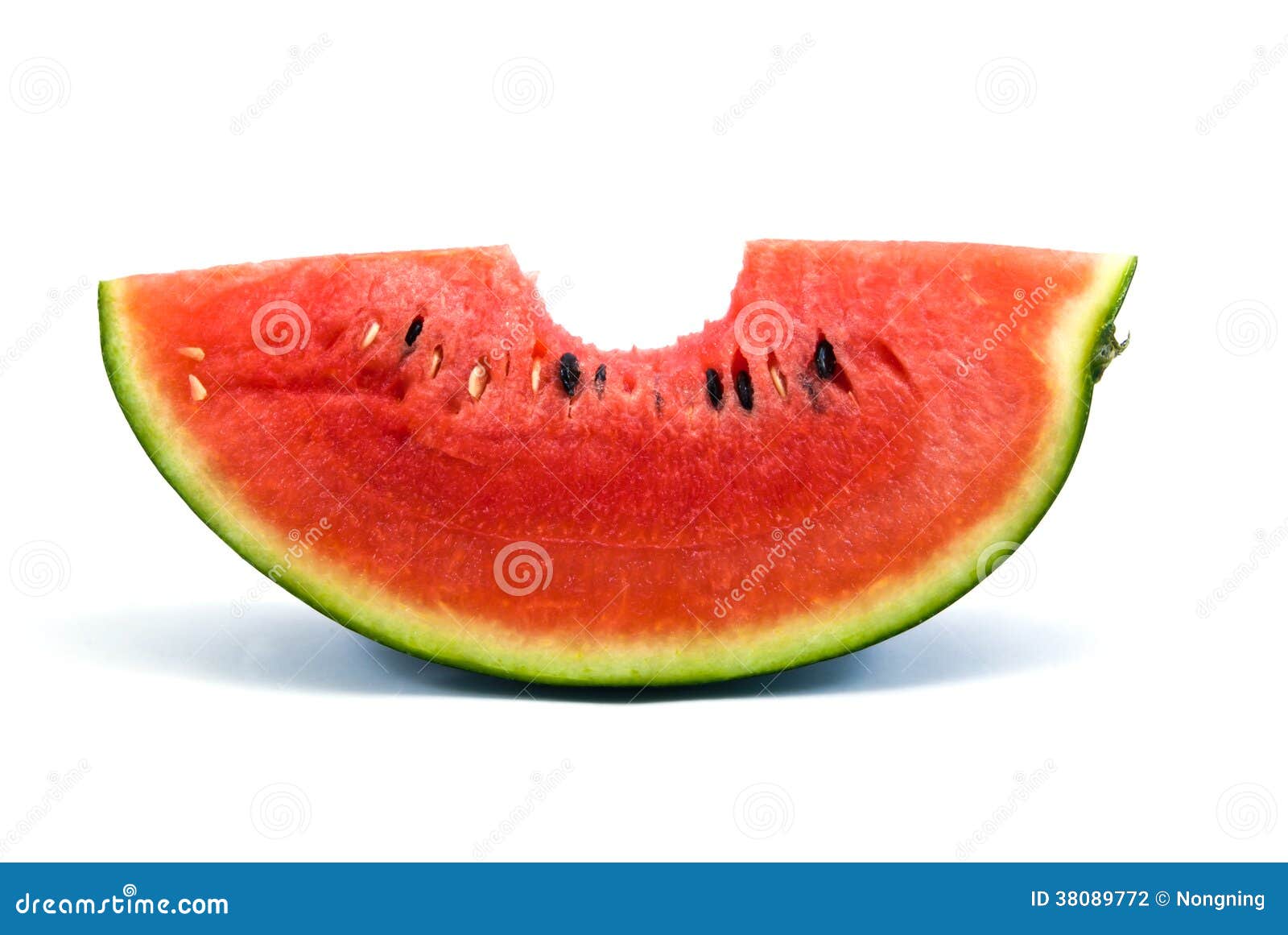 Watermelon bite stock photo. Image of white, fresh, slices - 38089772