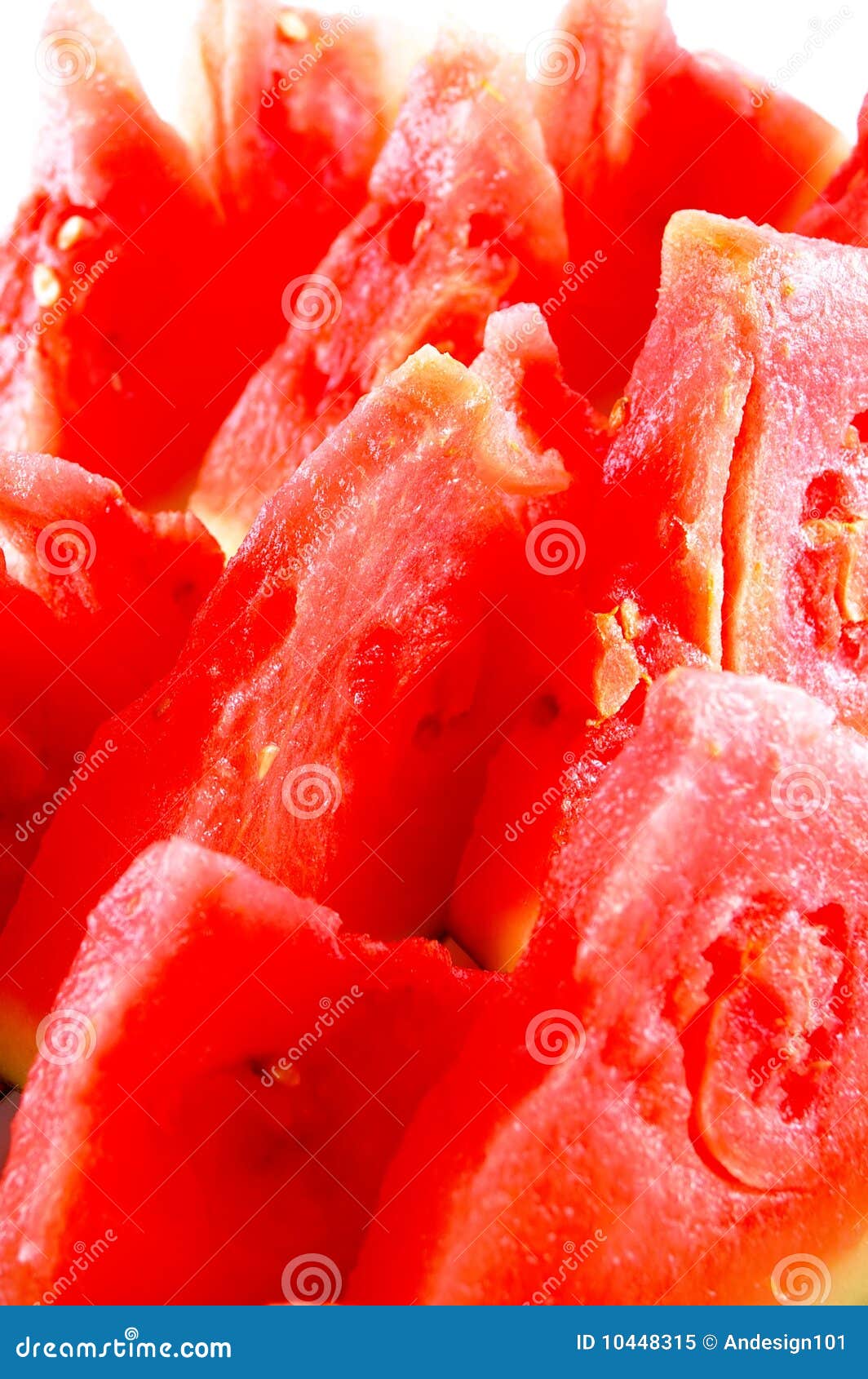 Watermelon chunks stock image. Image of macro, organic - 10448315