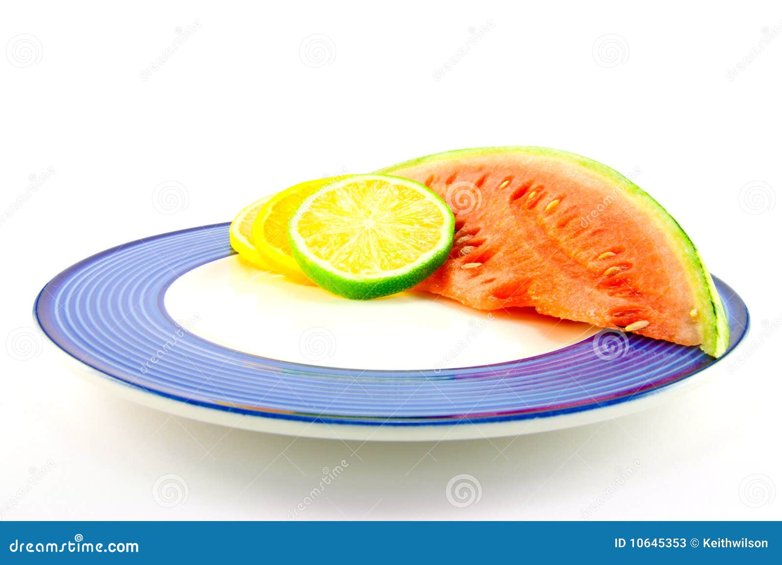 Watermelon with Citrus Slices Stock Image - Image of nutrition, foods ...