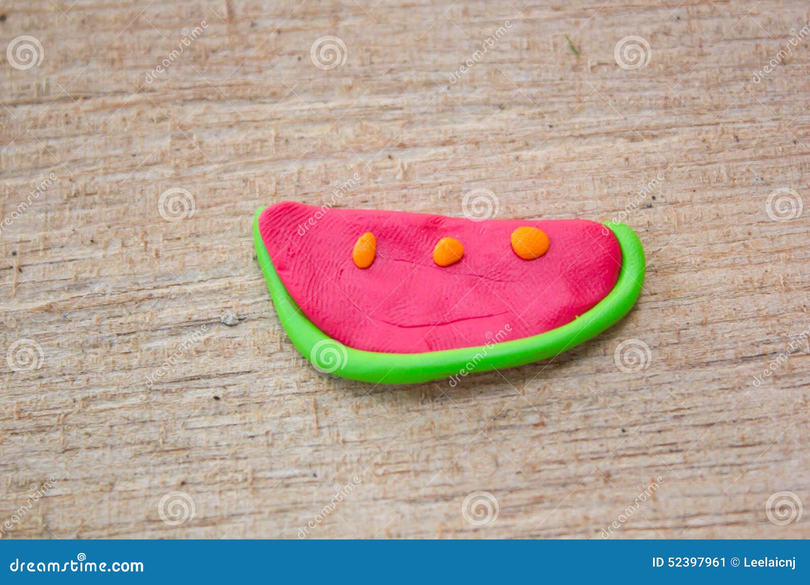Watermelon clay stock image. Image of childhood, orange - 52397961
