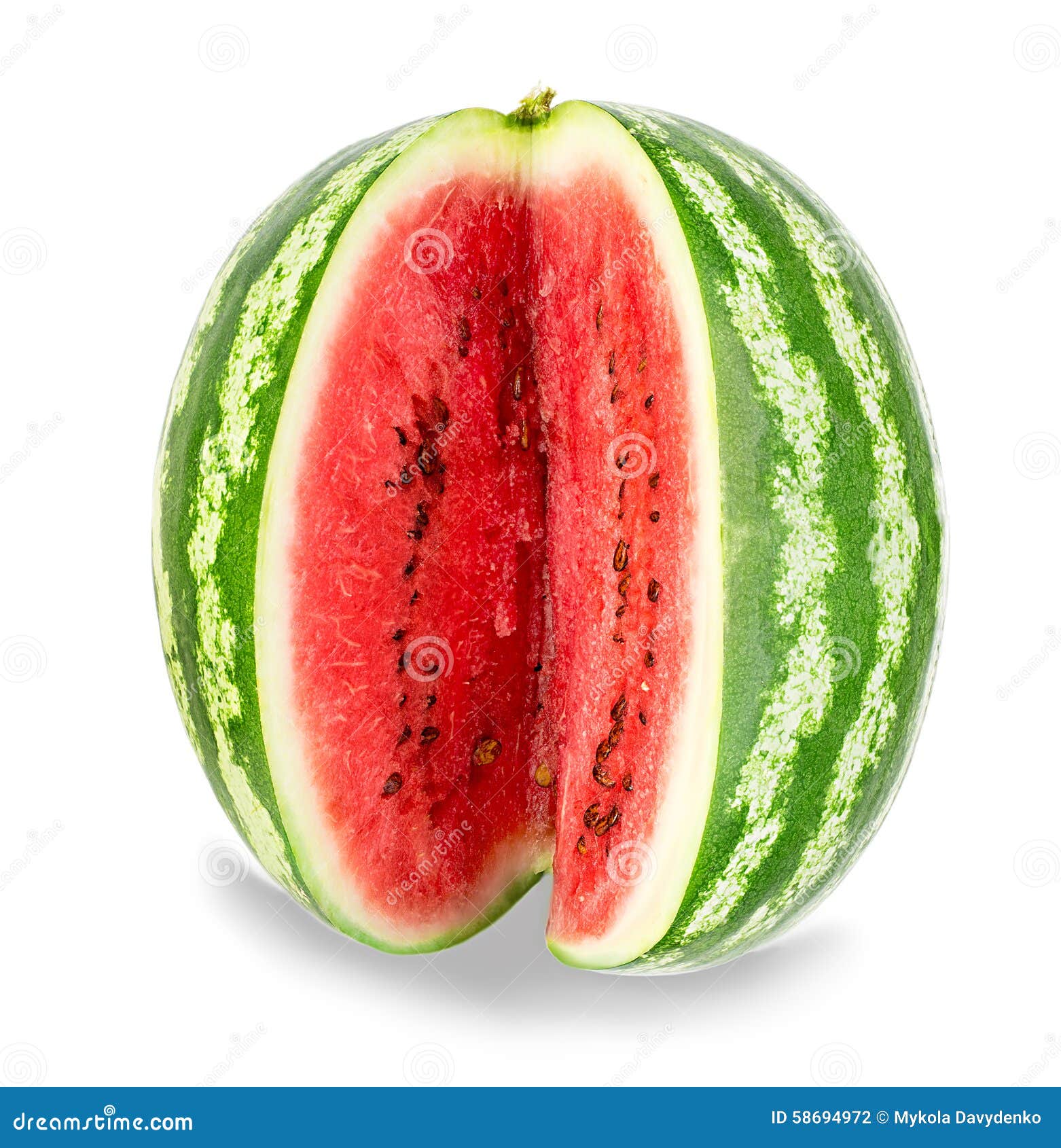 Watermelon Close-up Isolated Stock Photo - Image of sweet, close: 58694972