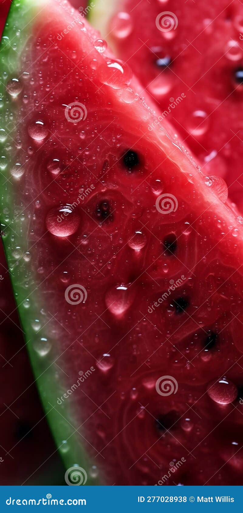 Watermelon Close Up stock illustration. Illustration of slice - 277028938