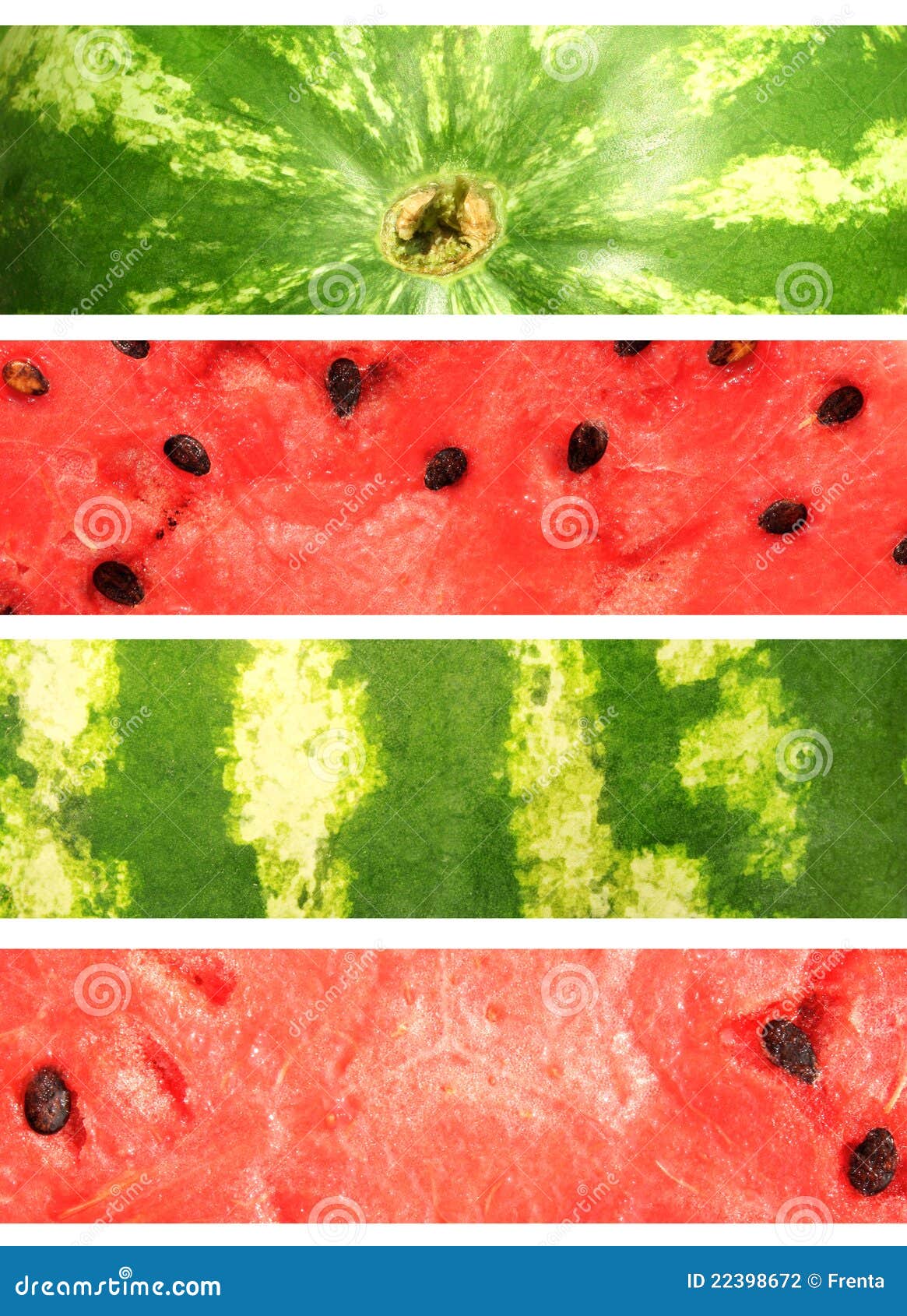 Watermelon. Collection of Banners Stock Photo - Image of melon, strip ...