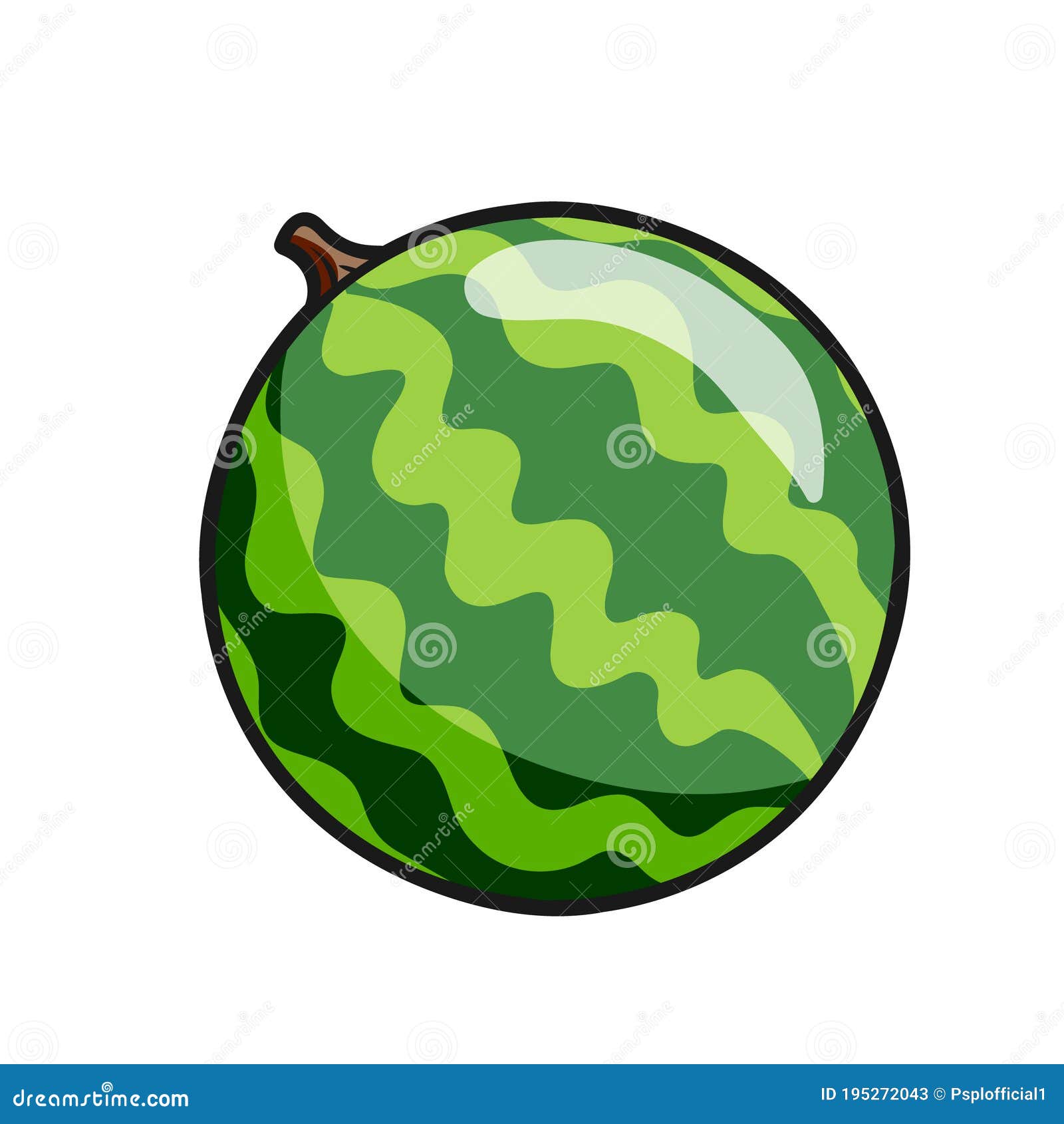 Watermelon Color Icon Design Vector Stock Vector - Illustration of ...