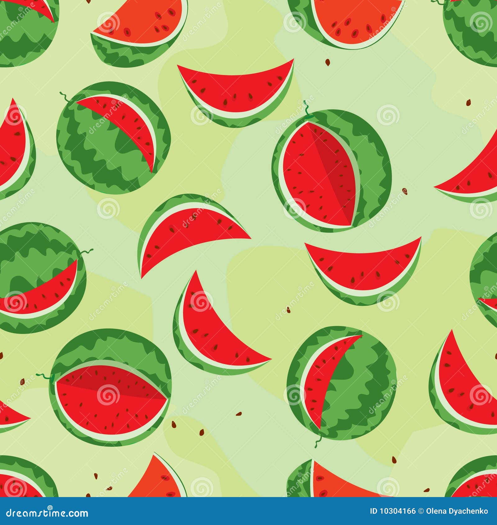 Watermelon Colorful Seamless Stock Vector - Illustration of farmer ...