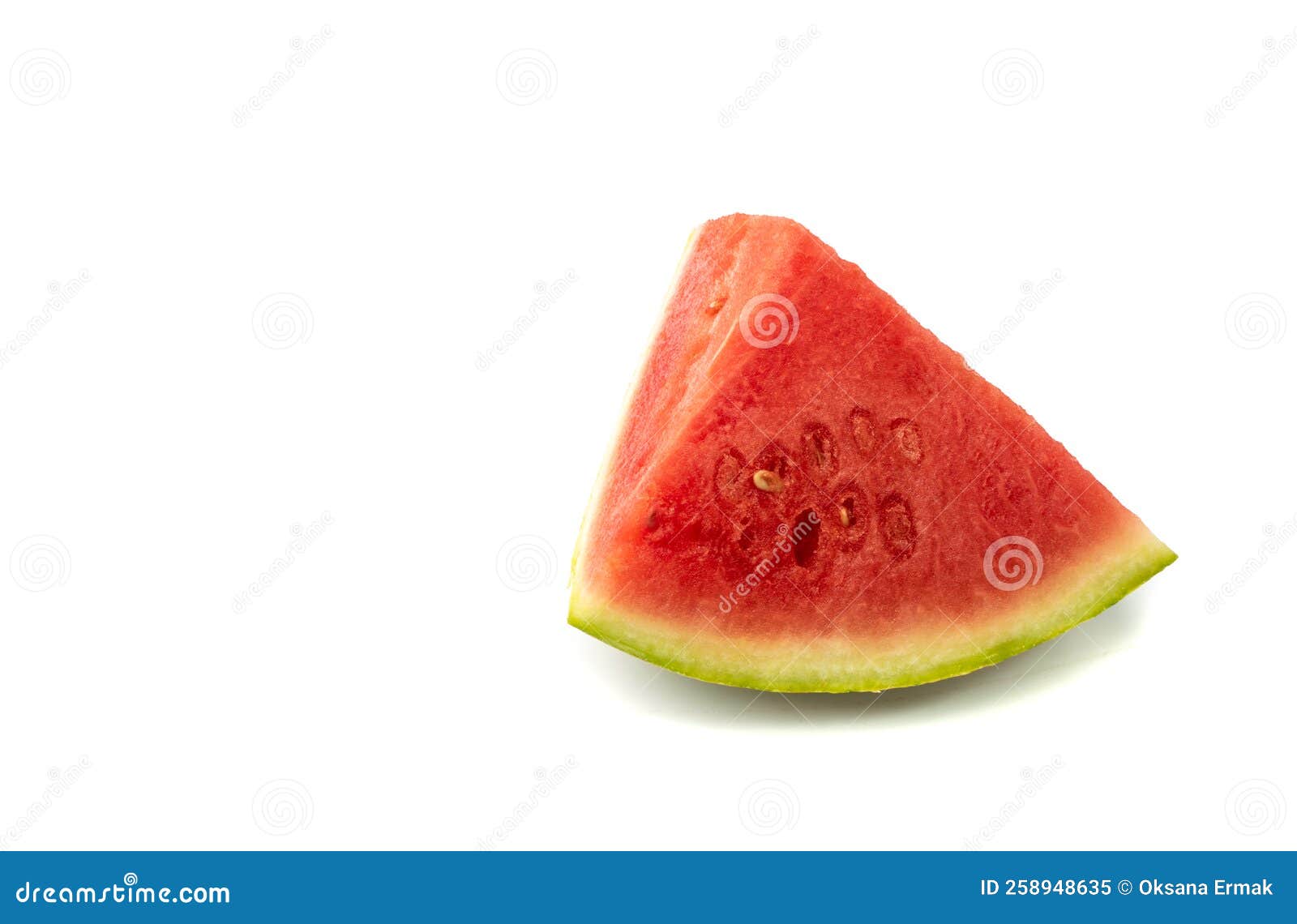 Watermelon Cuts Isolated stock image. Image of melon - 258948635