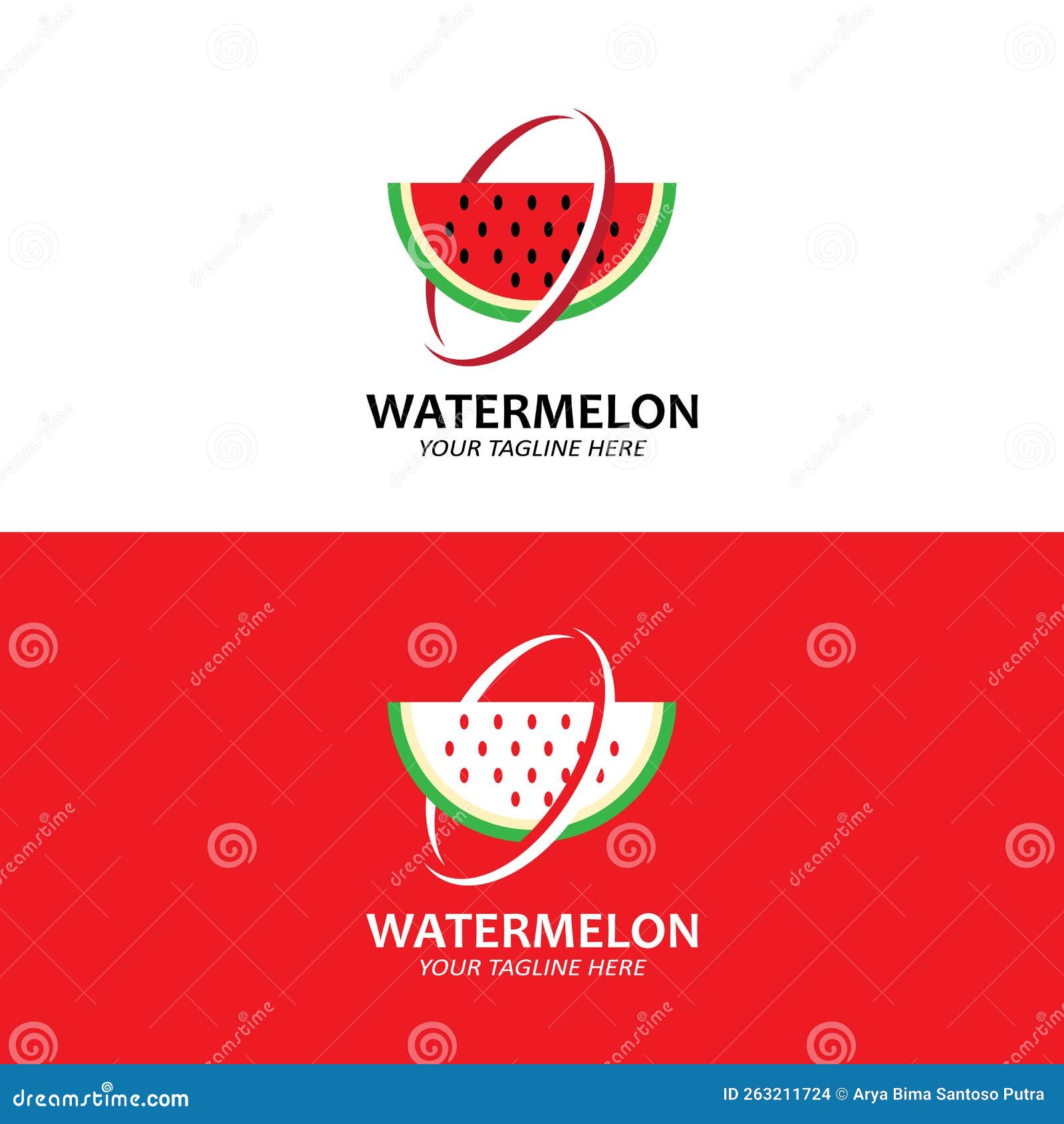 Watermelon Design, Fresh Fruit Logo, Watermelon Plantation Vector Stock ...