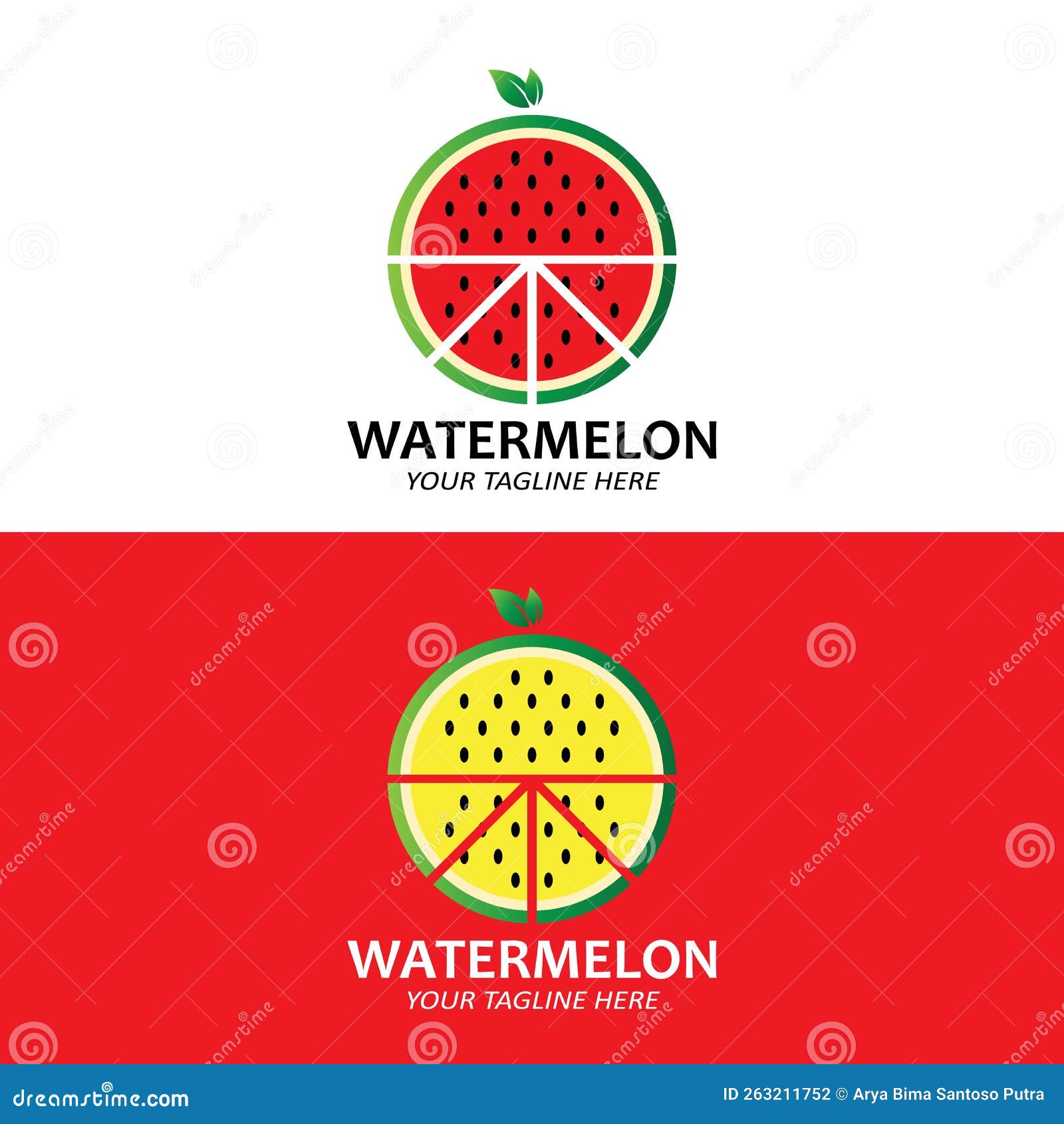 Watermelon Design, Fresh Fruit Logo, Watermelon Plantation Vector Stock ...