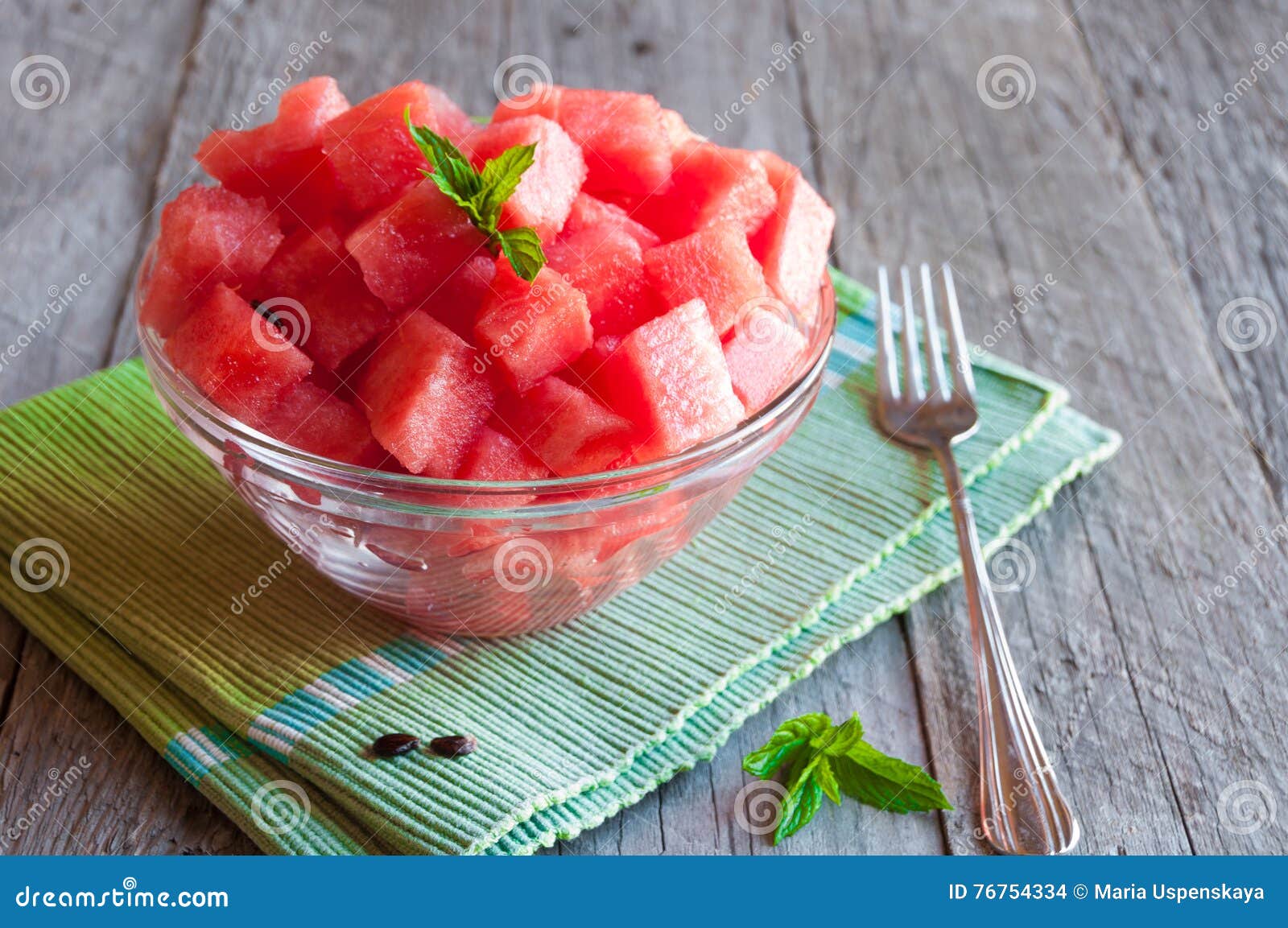Watermelon stock photo. Image of table, healthy, bowl - 76754334