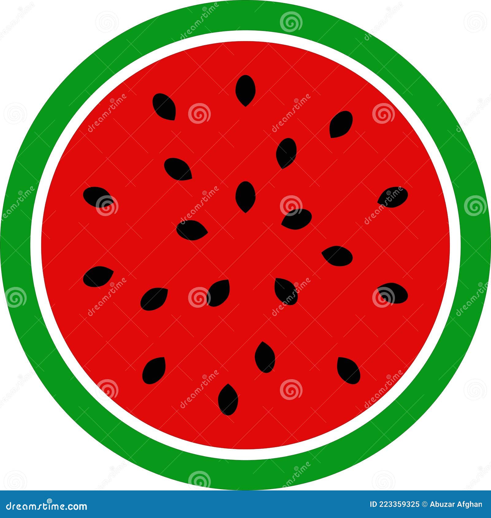 Watermelon Eps Vector with Image Illustration Layered File Stock Vector ...