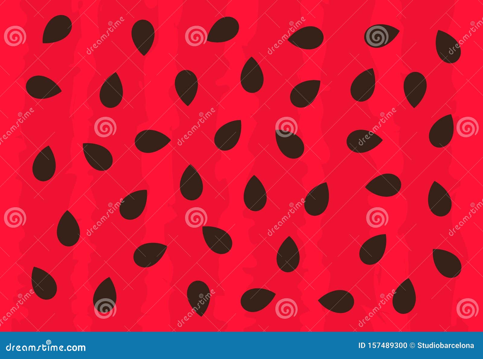Watermelon Fruit Red Pulp With Seeds Background Vector Illustration ...