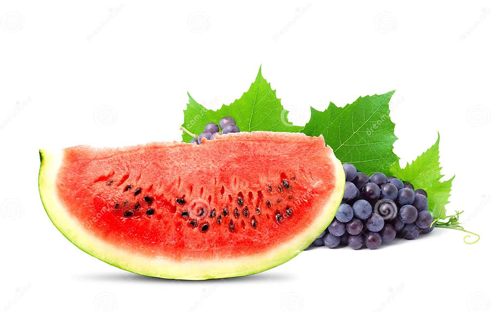 Watermelon and grape stock photo. Image of eating, dessert - 12290972