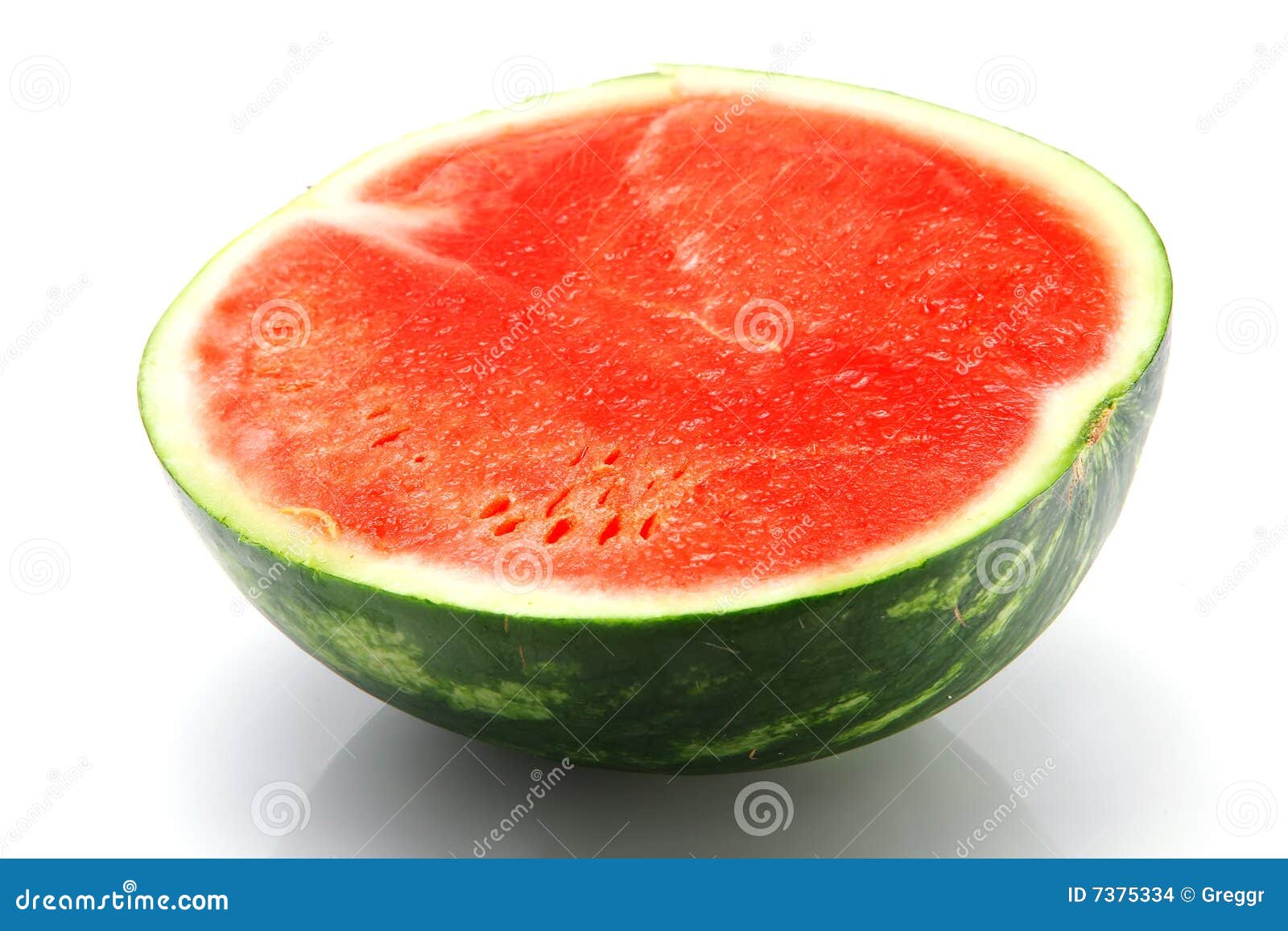 Watermelon half stock photo. Image of color, isolated - 7375334