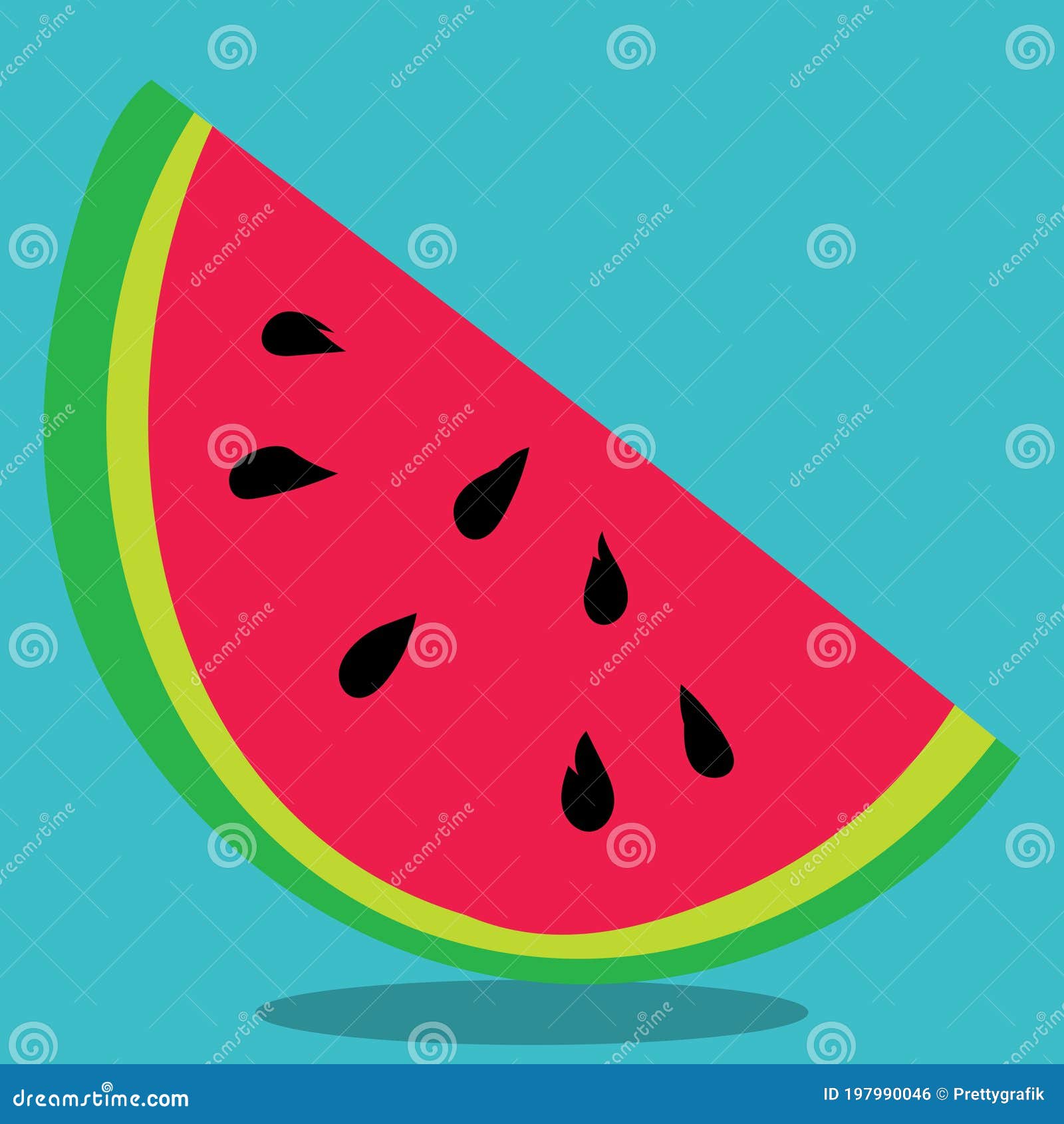 WATERMELON HALF 11 stock vector. Illustration of vector - 197990046