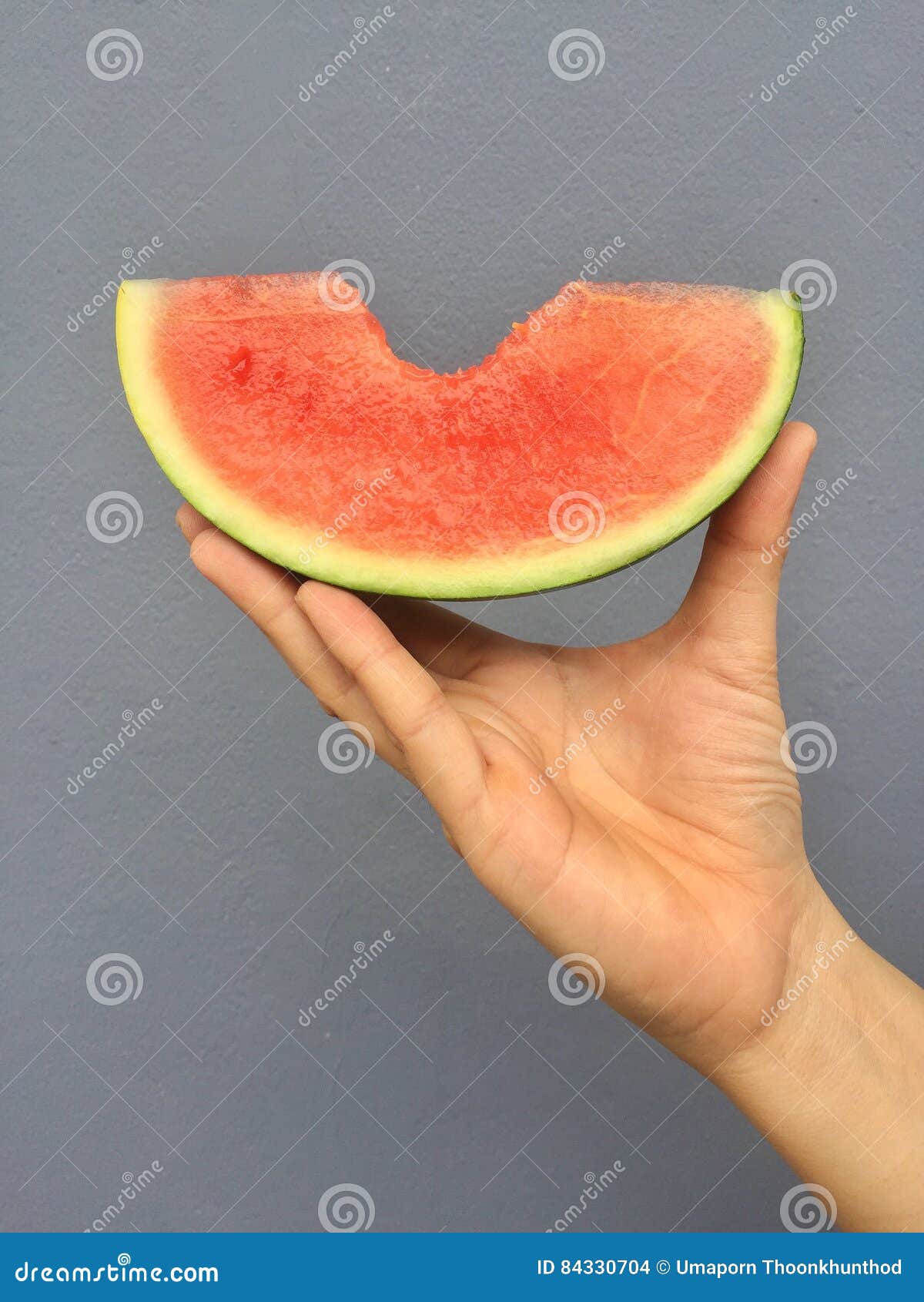 Watermelon and hand touch stock photo. Image of touch - 84330704