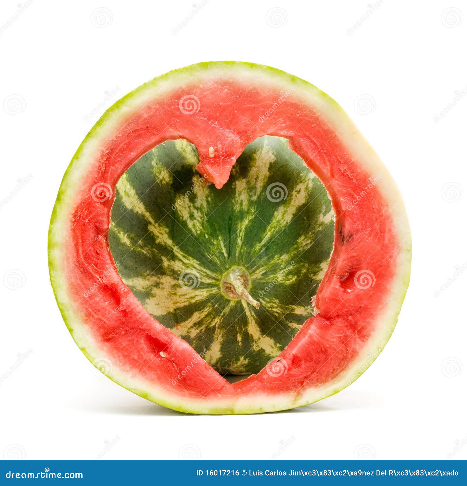 Watermelon heart stock photo. Image of wishes, lunch - 16017216