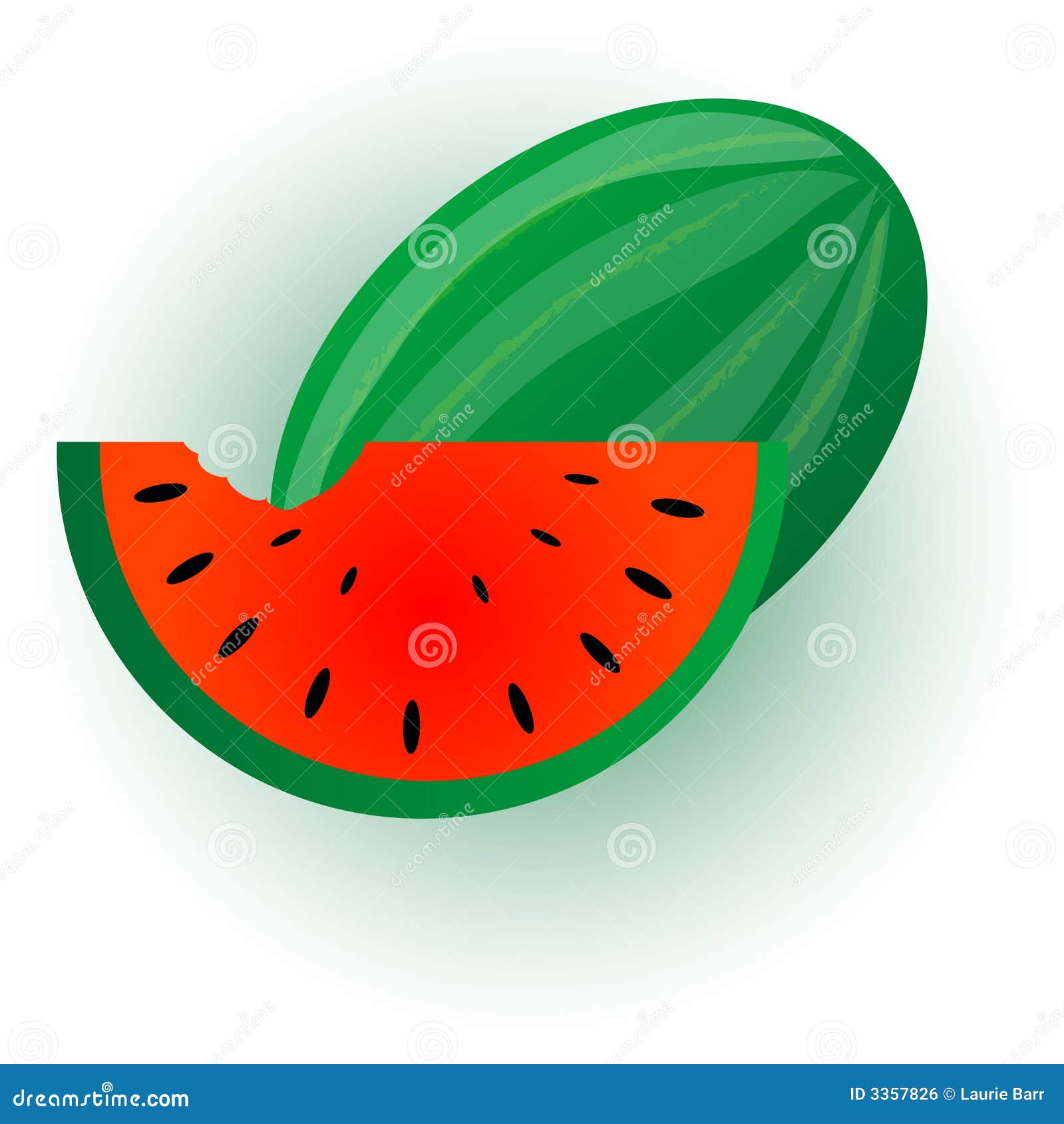 Watermelon illustration. stock illustration. Illustration of natural ...