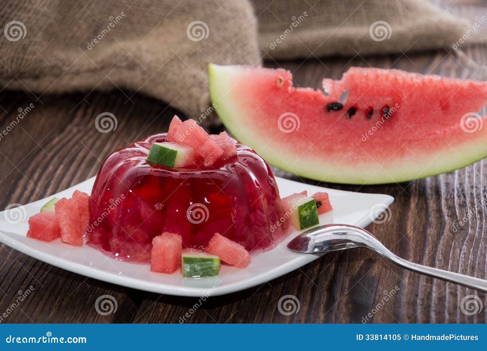 Watermelon Jello stock image. Image of watermelon, fruity - 33814105