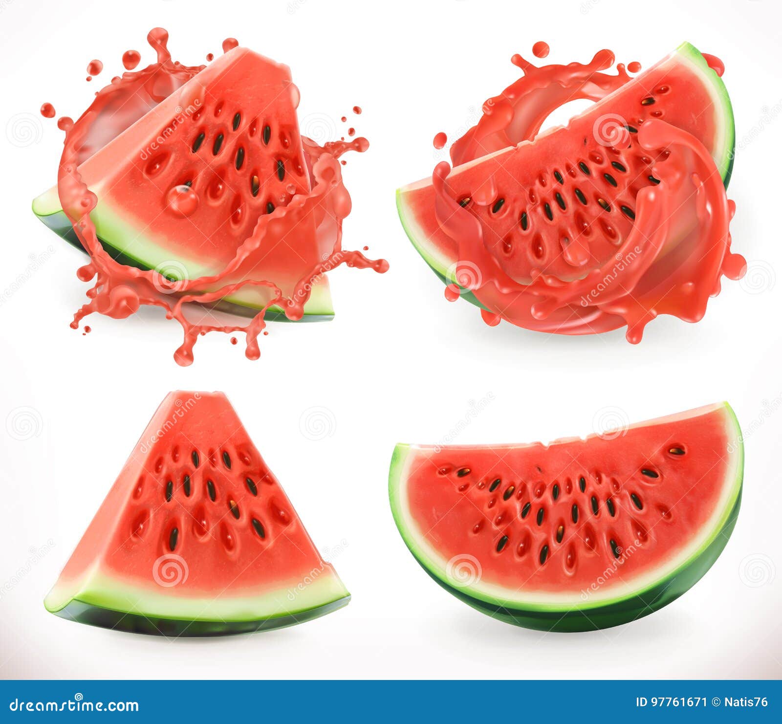 Watermelon Juice Box Vector Realistic. Product Placement Label Design ...