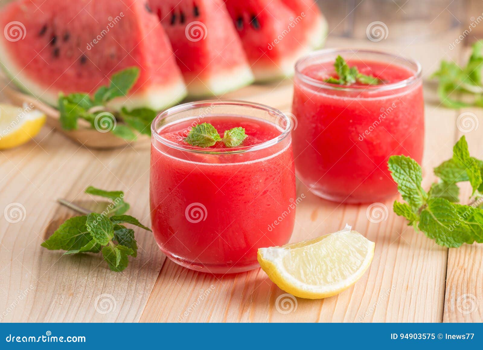 Watermelon Juice with Watermelon Sliced, Lemon. Stock Image - Image of ... Watermelon Juice with Watermelon Sliced, Lemon. Stock Image - Image of ...