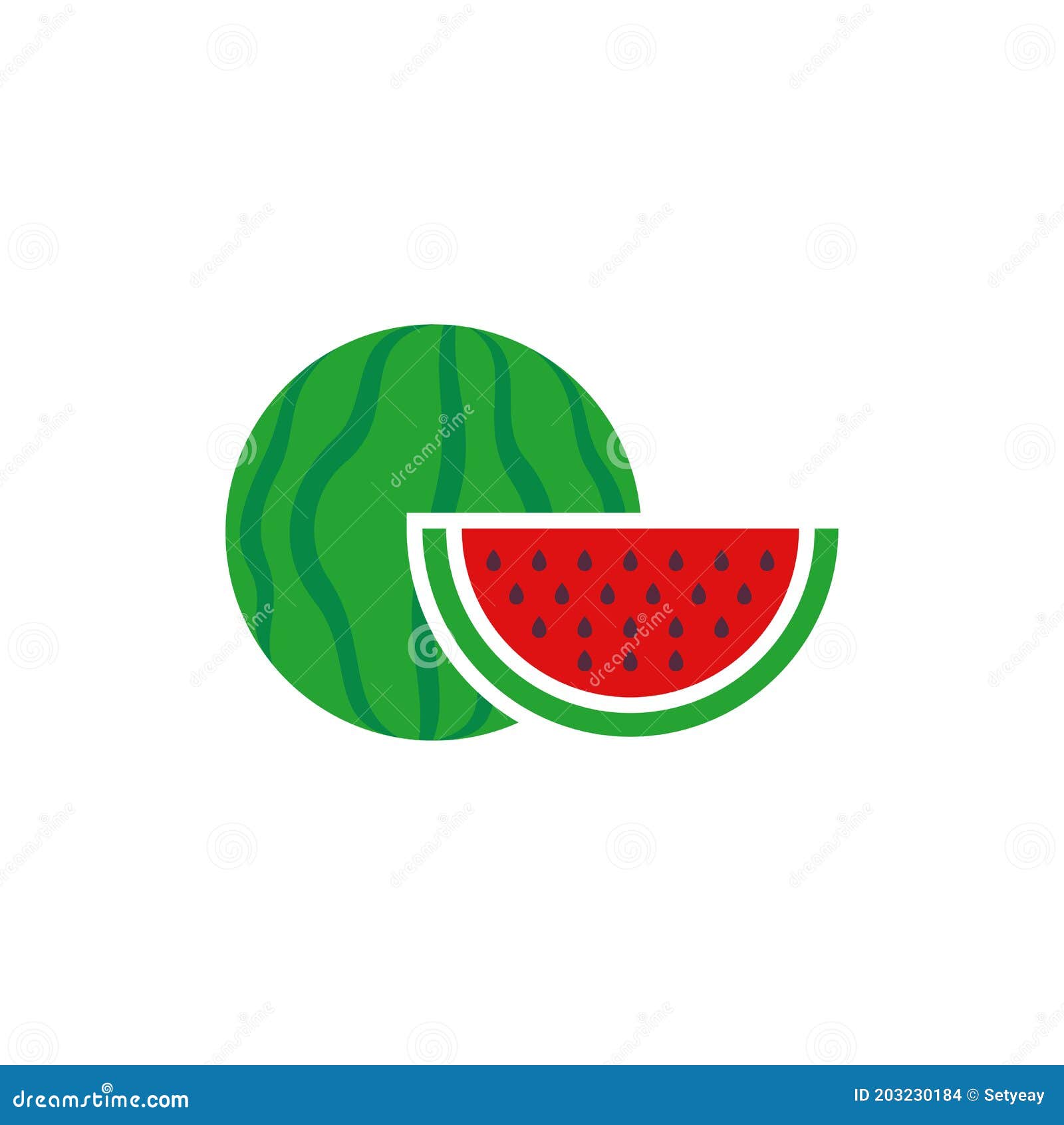 Watermelon Logo Vector Template, Creative Watermelon Logo Design ...