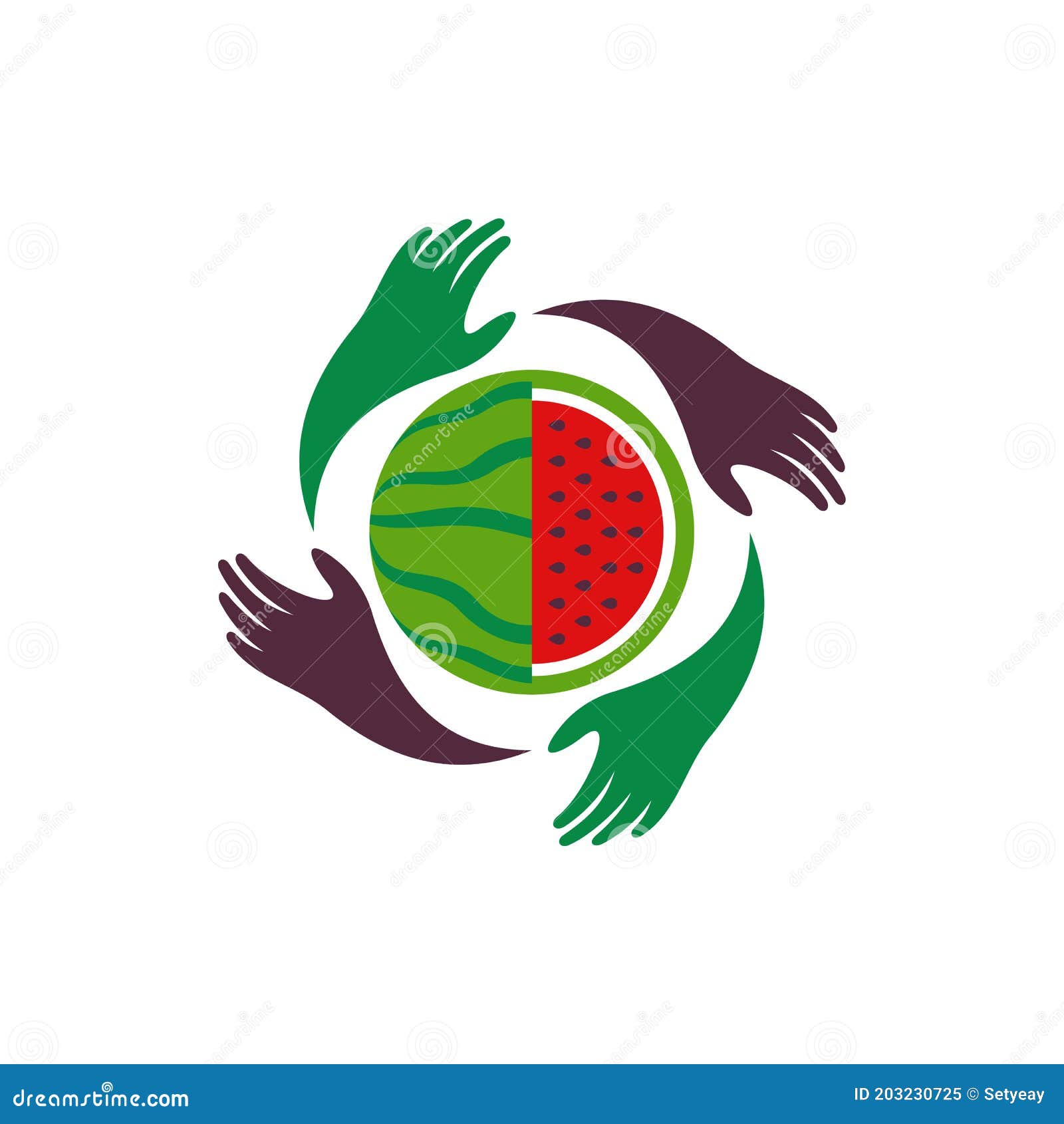 Watermelon Logo Vector Template, Creative Watermelon Logo Design ...