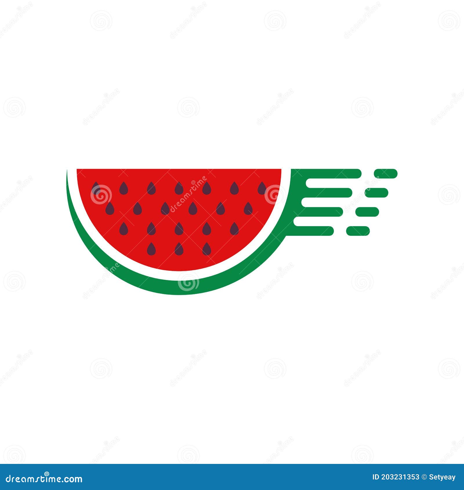 Watermelon Logo Vector Template, Creative Watermelon Logo Design Concepts Stock Vector ...