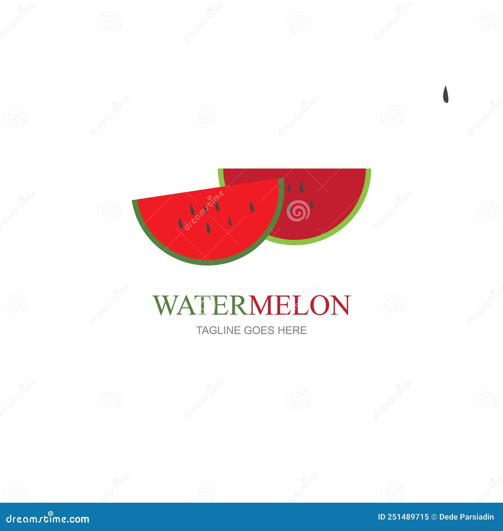 Watermelon Logo Vector Template, Creative Watermelon Logo Design ...