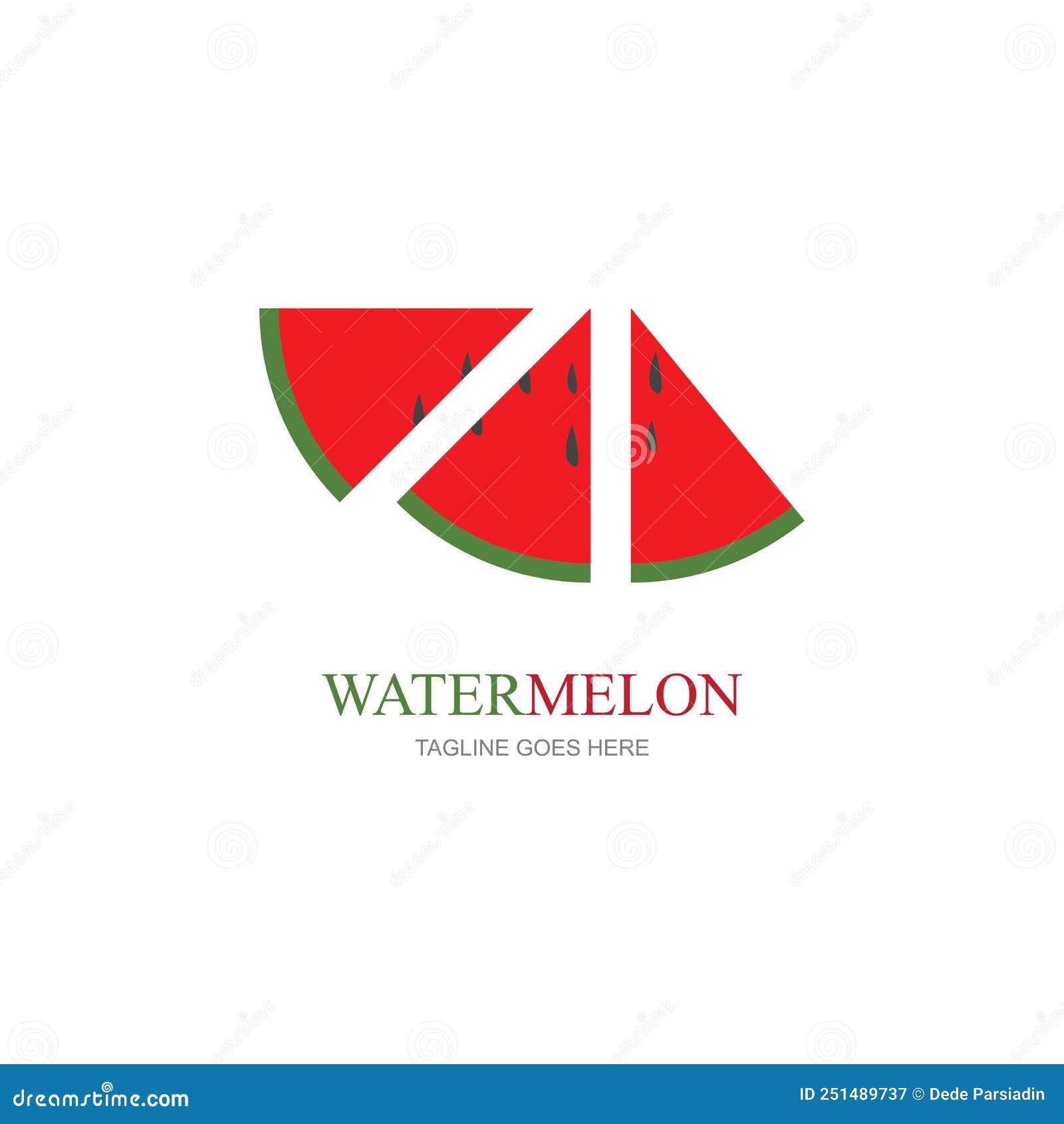 Watermelon Logo Vector Template, Creative Watermelon Logo Design ...