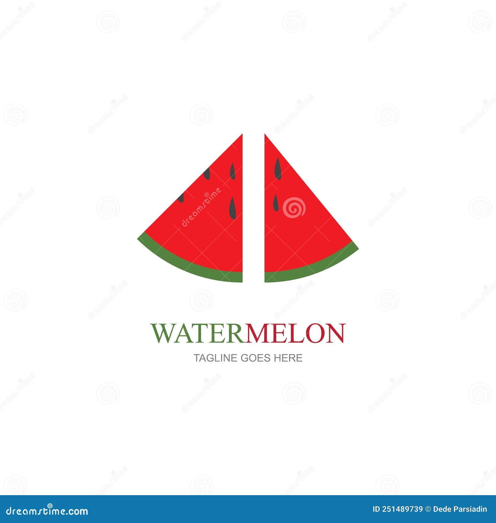 Watermelon Logo Vector Template, Creative Watermelon Logo Design ...