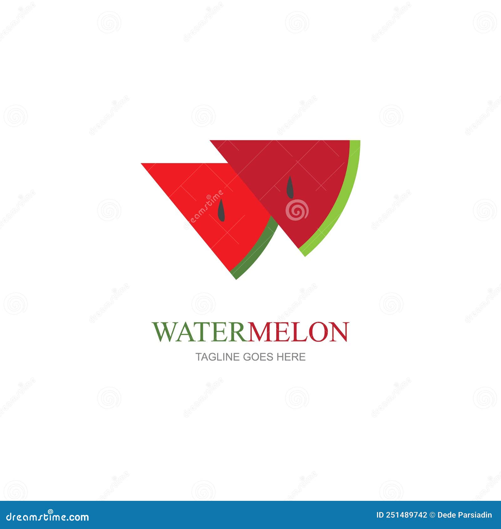 Watermelon Logo Vector Template, Creative Watermelon Logo Design ...