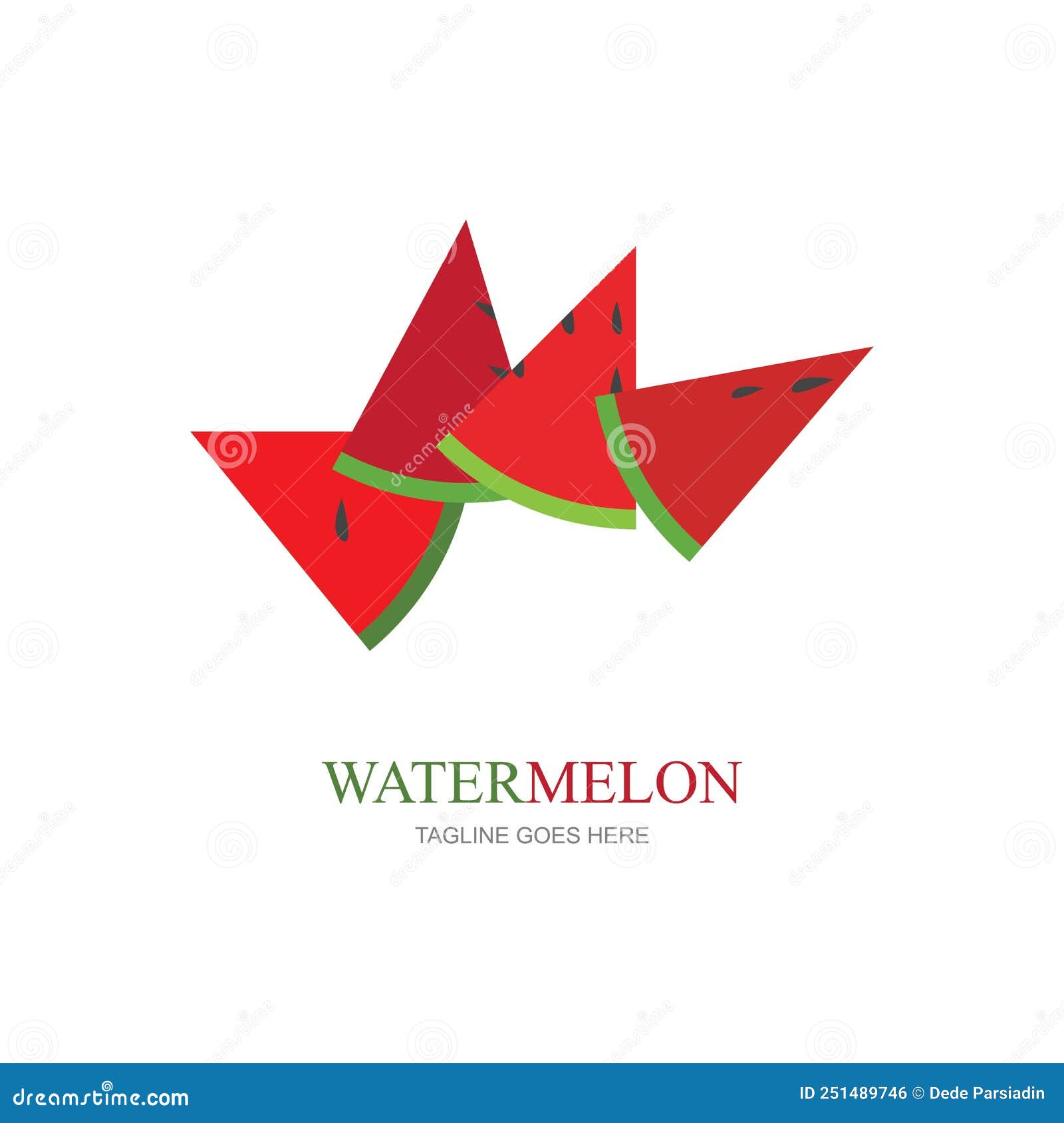 Watermelon Logo Vector Template, Creative Watermelon Logo Design ...