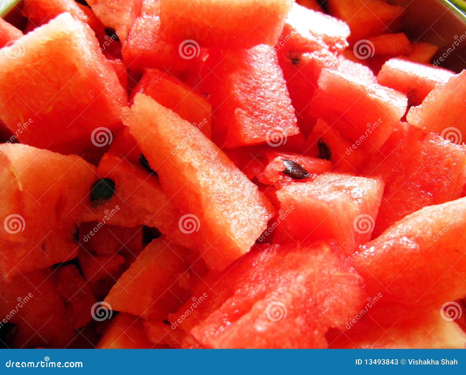 Watermelon pieces stock image. Image of shape, green - 13493843